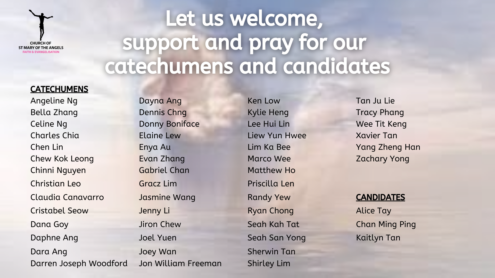 RCIA — Church of St Mary of the Angels, Singapore