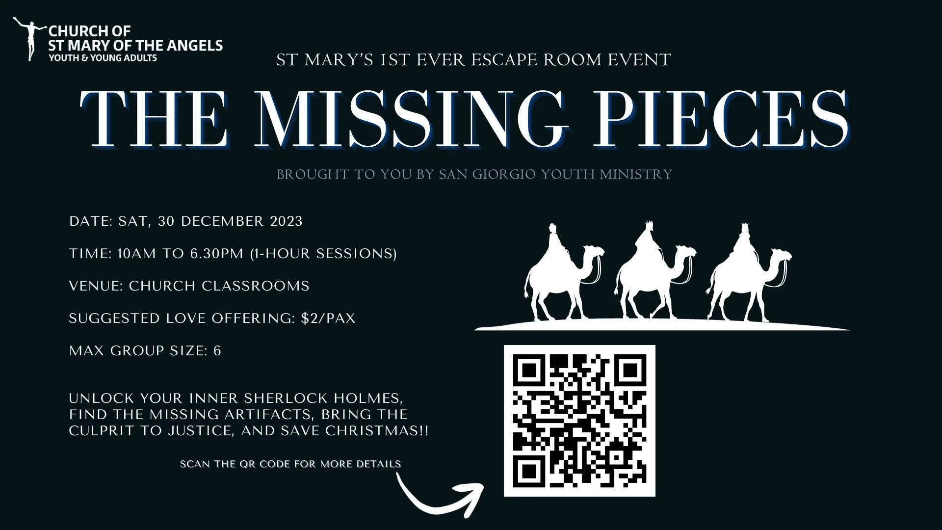 St Mary's Christmas Escape Room: THE MISSING PIECES — Church of St Mary ...