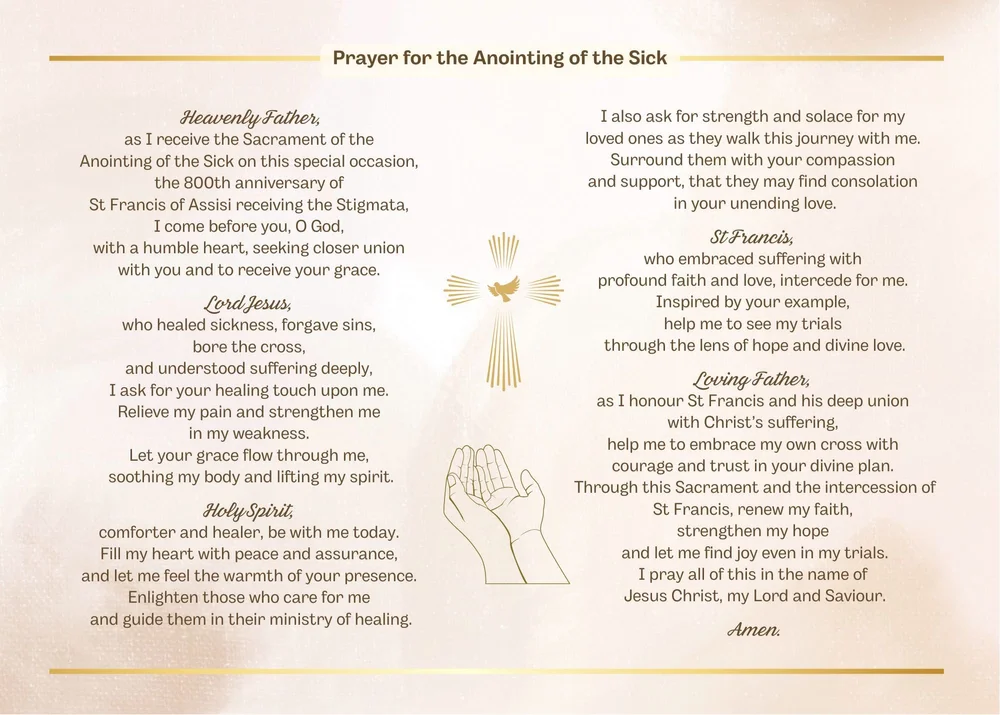 The Stigmata of St Francis — Church of St Mary of the Angels, Singapore