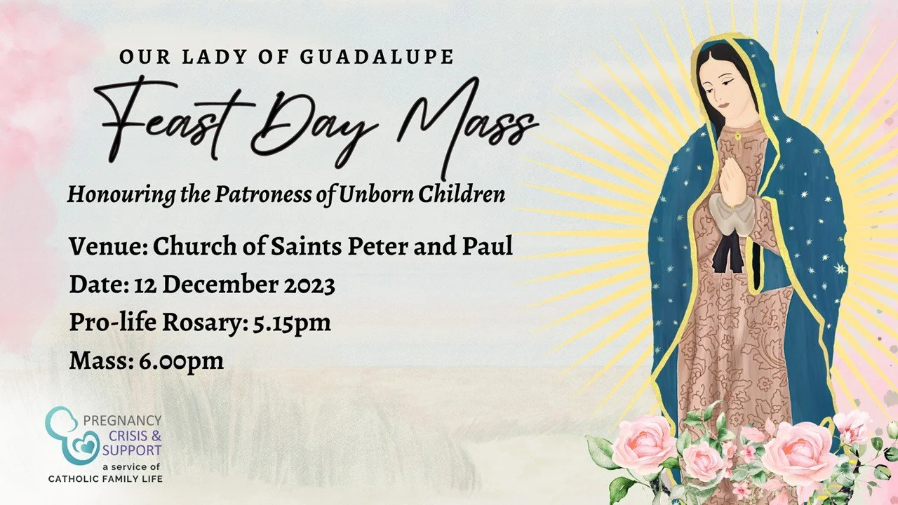 Our Lady of Guadalupe Feast Day Mass — Church of St Mary of the Angels ...