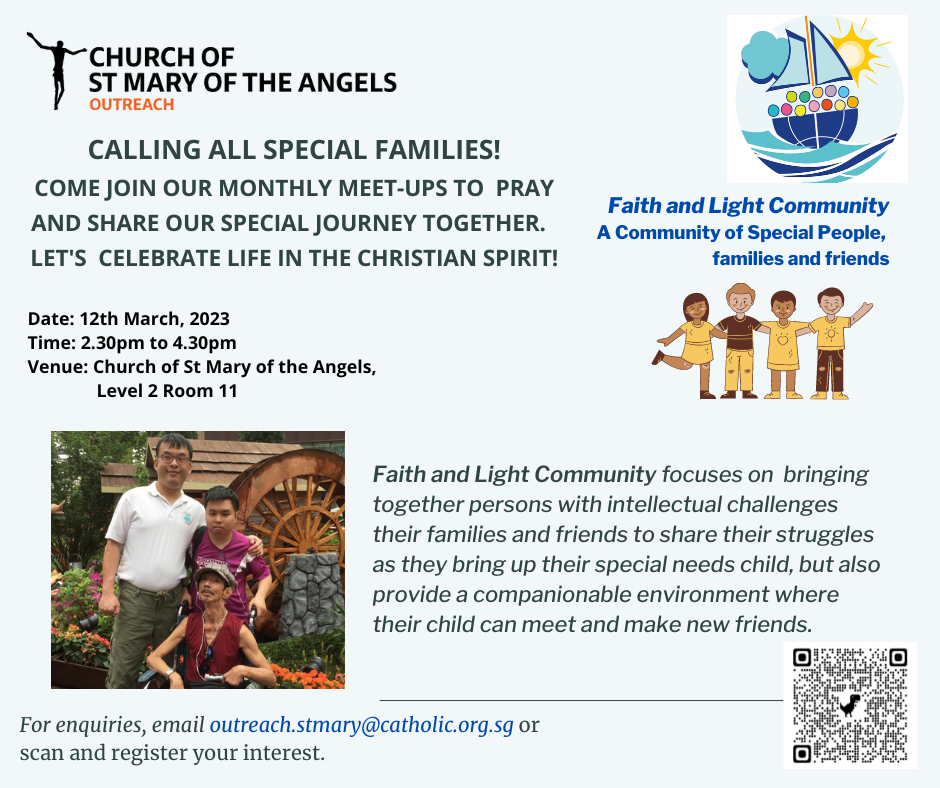 Faith and Light Community Monthly Meet-up — Church of St Mary of the ...