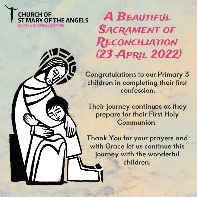 Sacrament of Reconciliation (23 April 2022) — Church of St Mary of the ...
