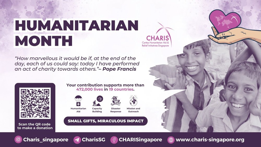 Appeal for CHARIS Humanitarian Month 2025 — Church of St Mary of the ...