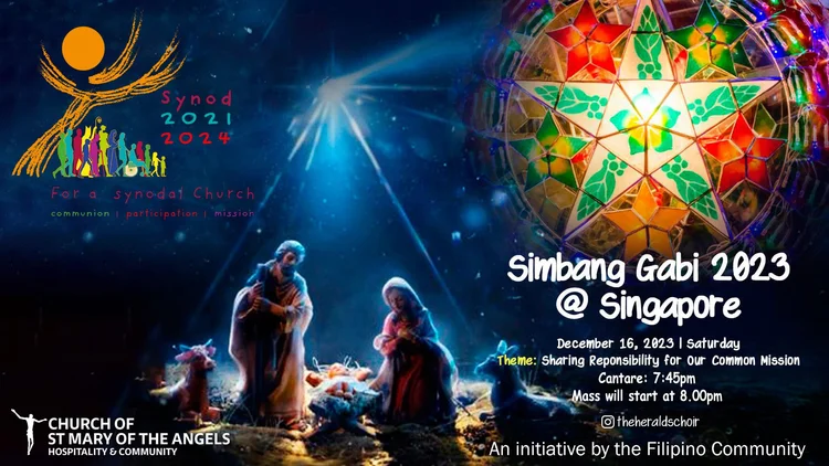 Simbang Gabi — Church of St Mary of the Angels, Singapore