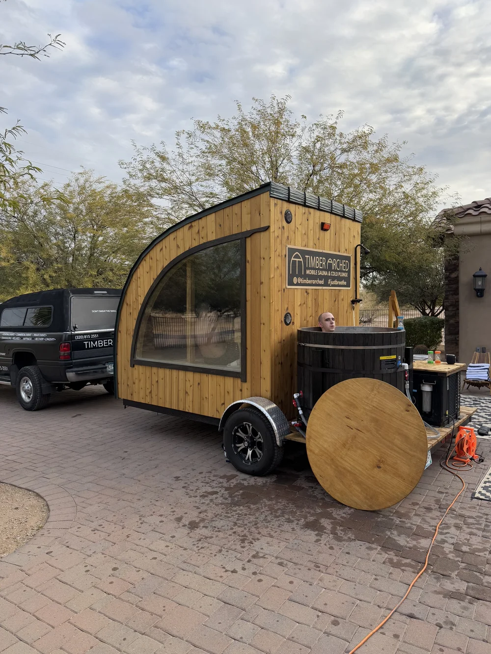 Phoenix Mobile Sauna & Cold Plunge — TIMBER ARCHED