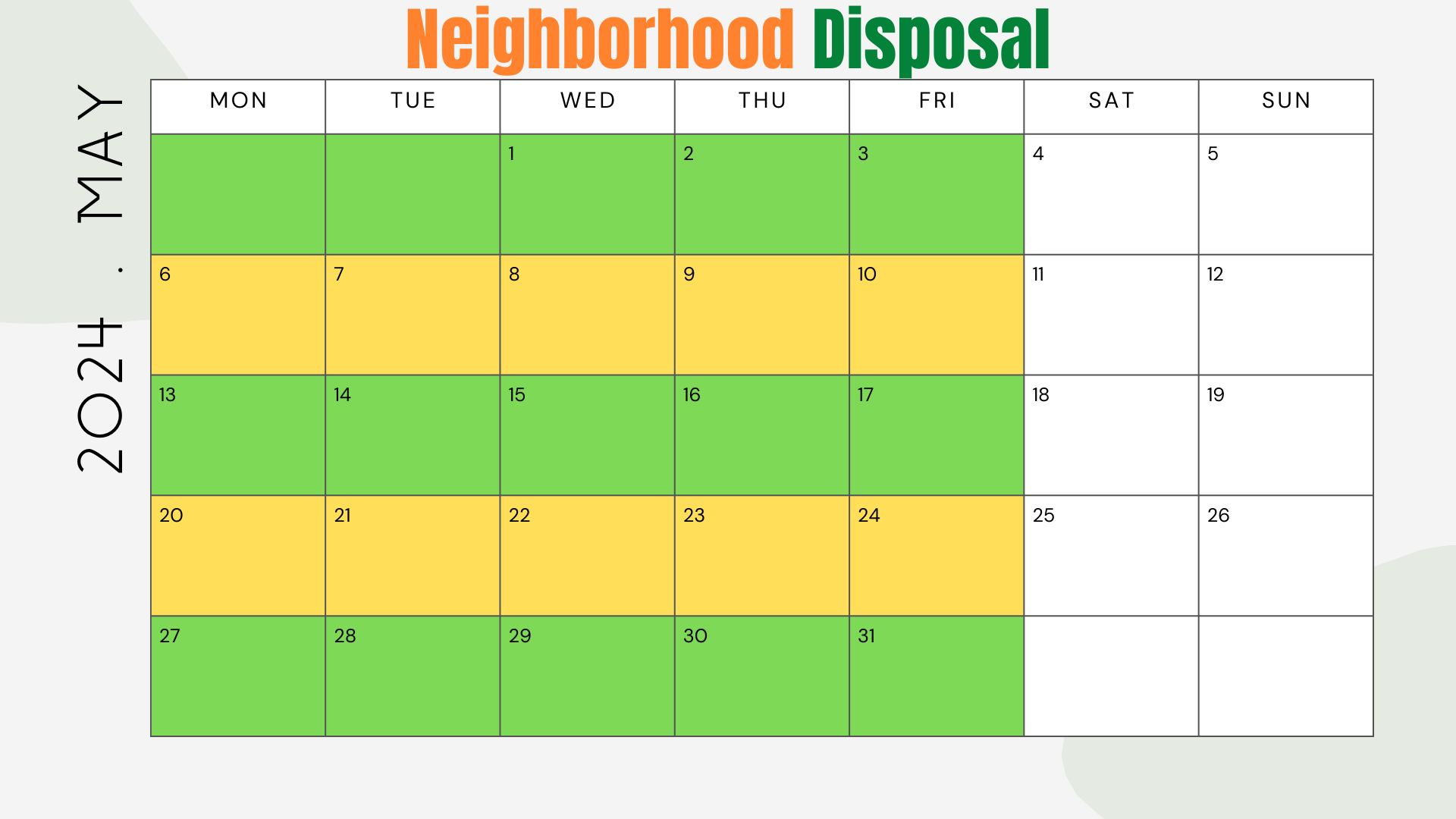 Recycling Info — Neighborhood Disposal VA