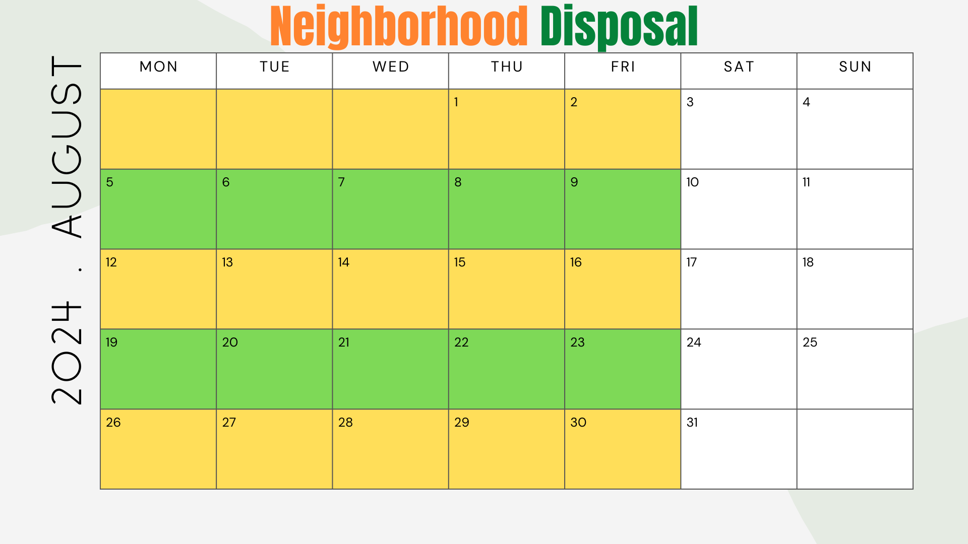 Recycling Info — Neighborhood Disposal VA