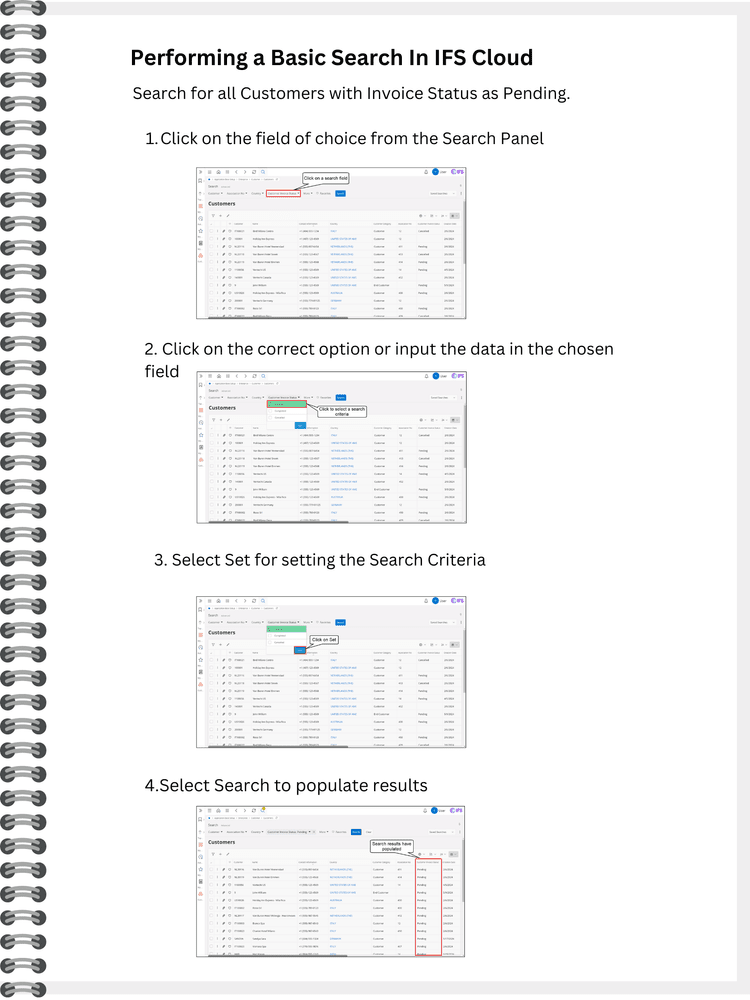 User Manuals and Documentation as a Training Methodology for IFS Cloud ...