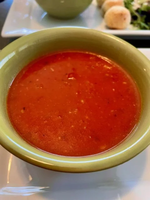 Parmesan Rind Tomato Soup — Dishes For The Senses