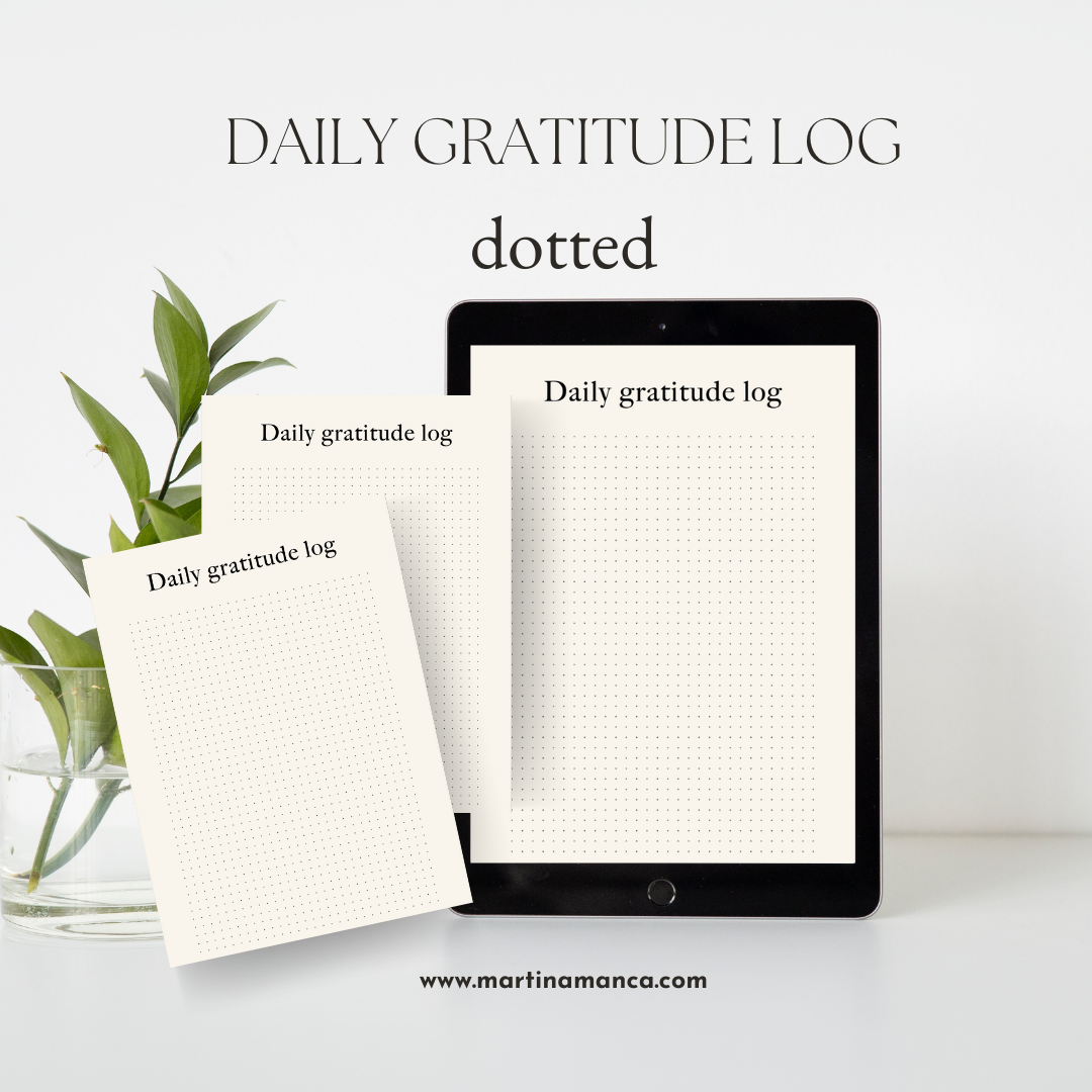 Daily gratitude printable — martinamanca.com