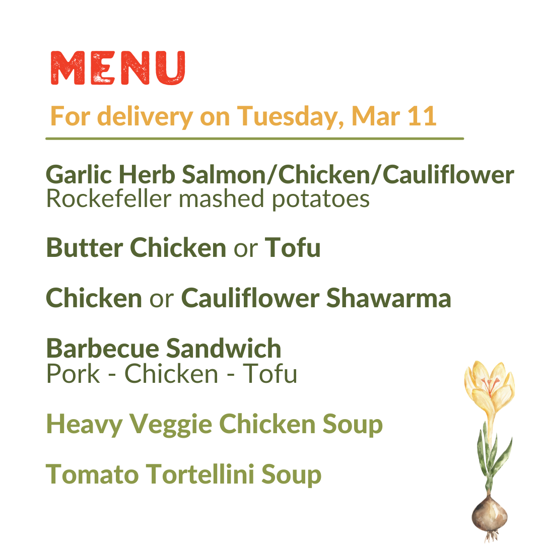 Past Menus — Lost Farm Meal Service