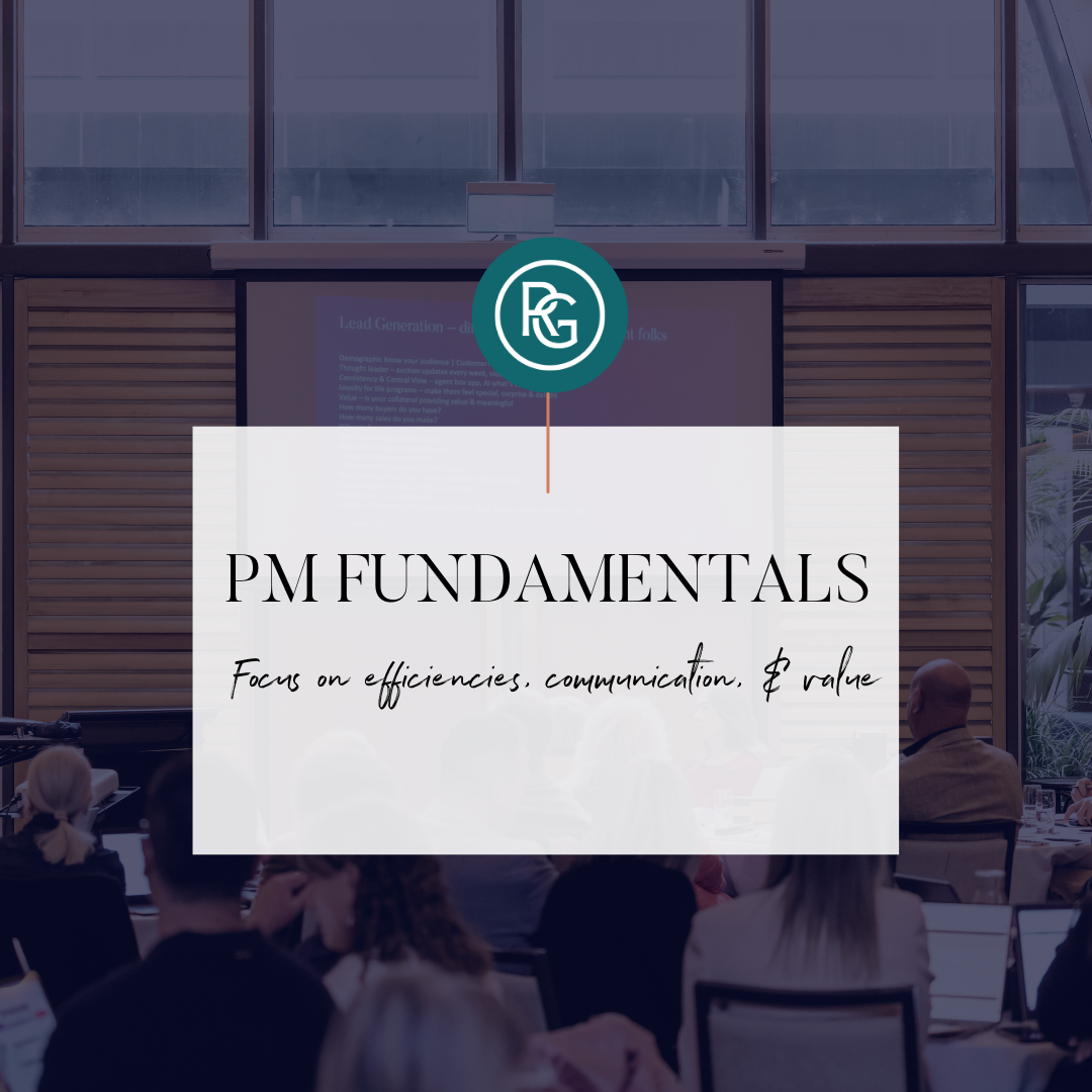 PM Fundamentals — REGROWTH for Real Estate