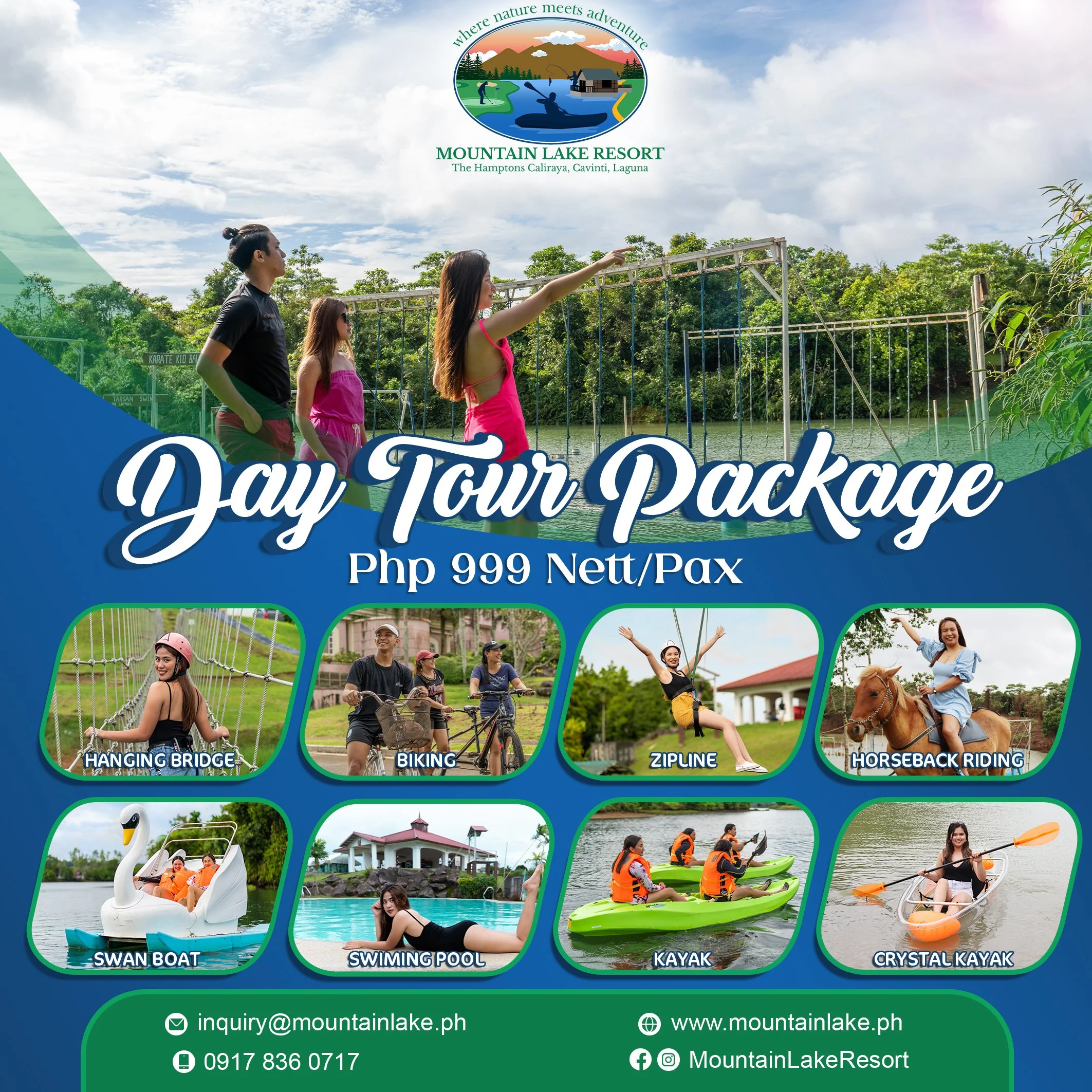 Mountain Lake Resort Caliraya, Cavinti, Laguna (click here)