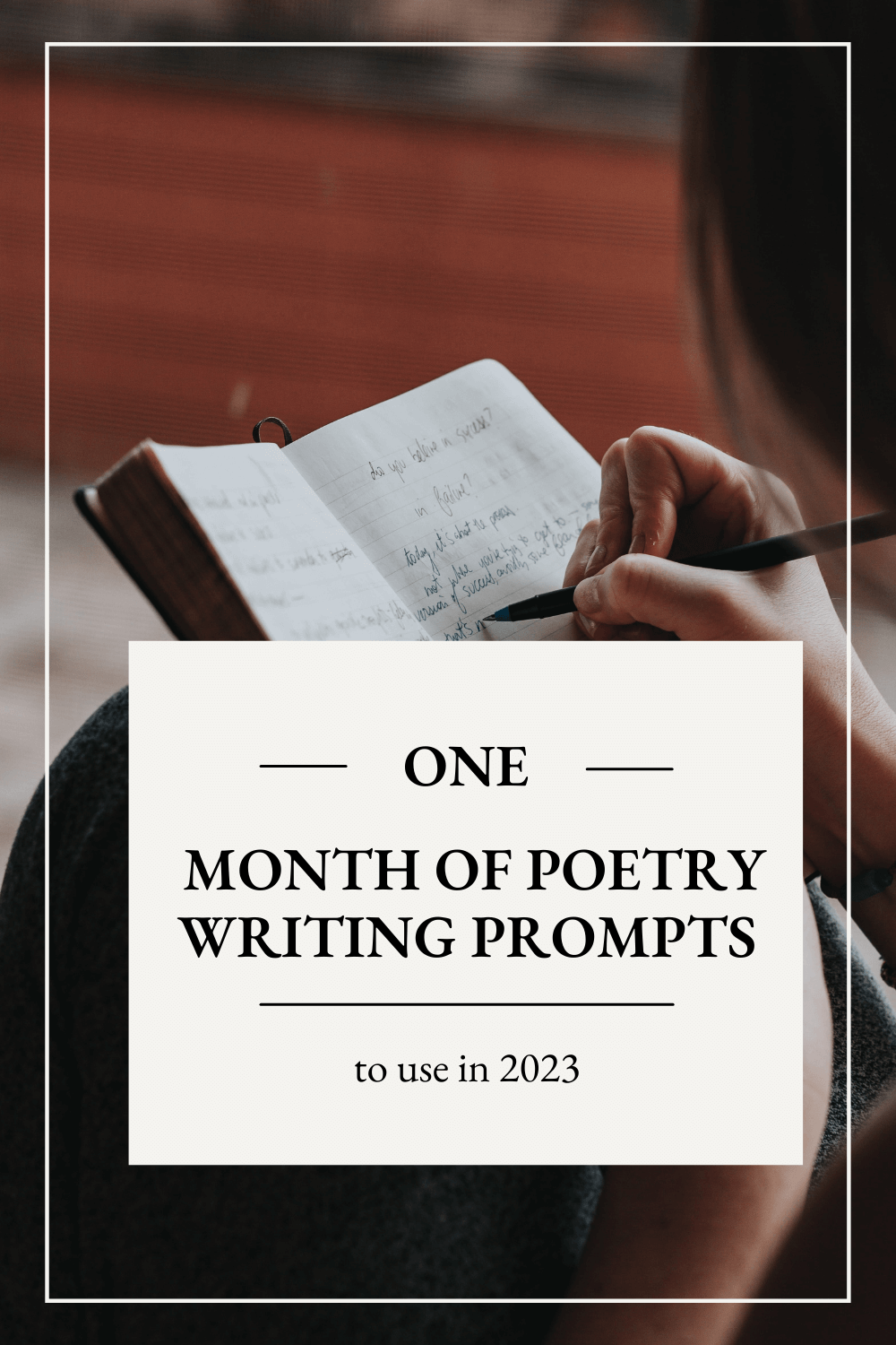 A Month of Poetry Writing Prompts for 2023 — Rachel H | Poetry