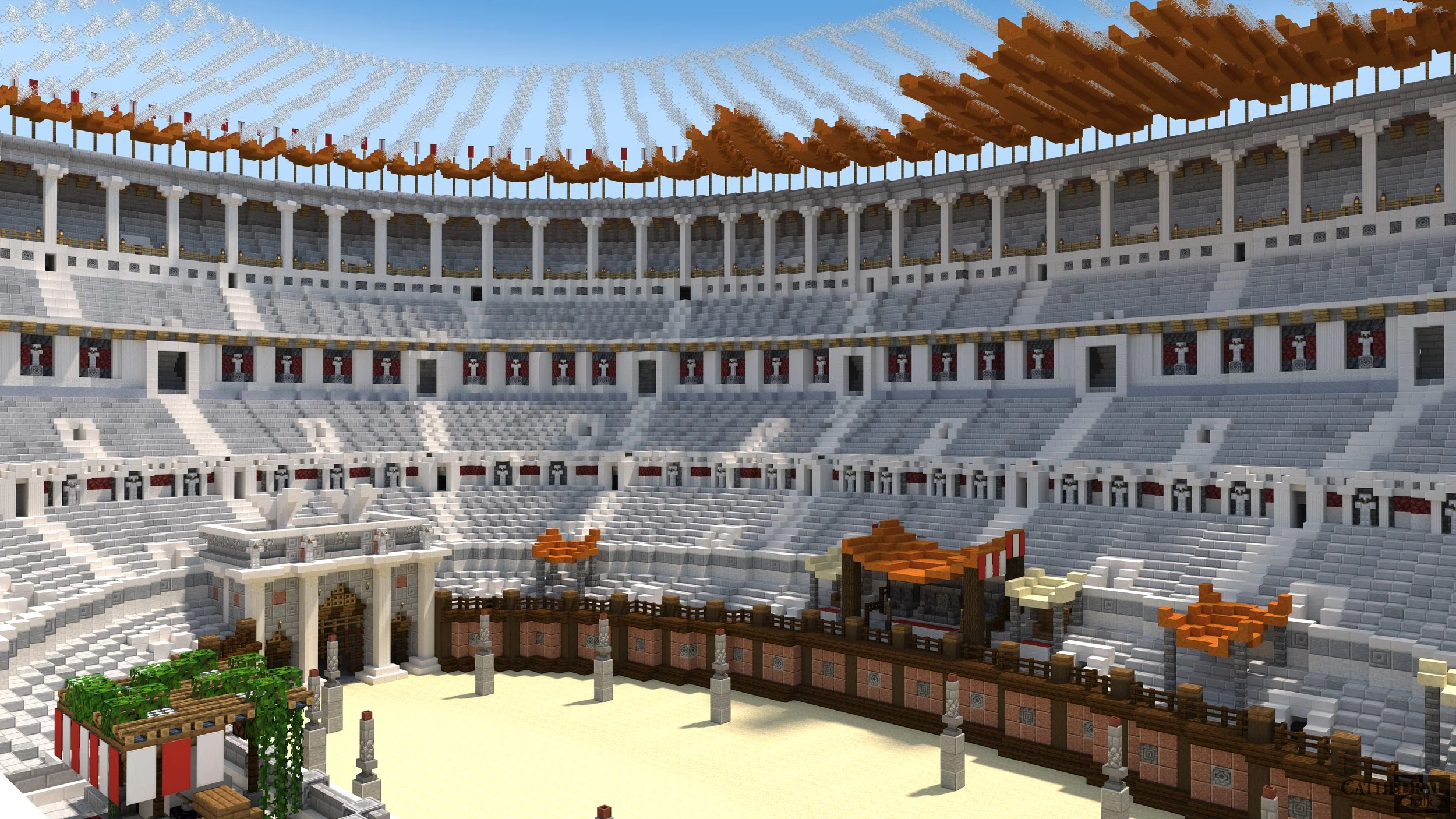 Colosseum Minecraft Blueprint Romecraft Colosseum Minecraft Map