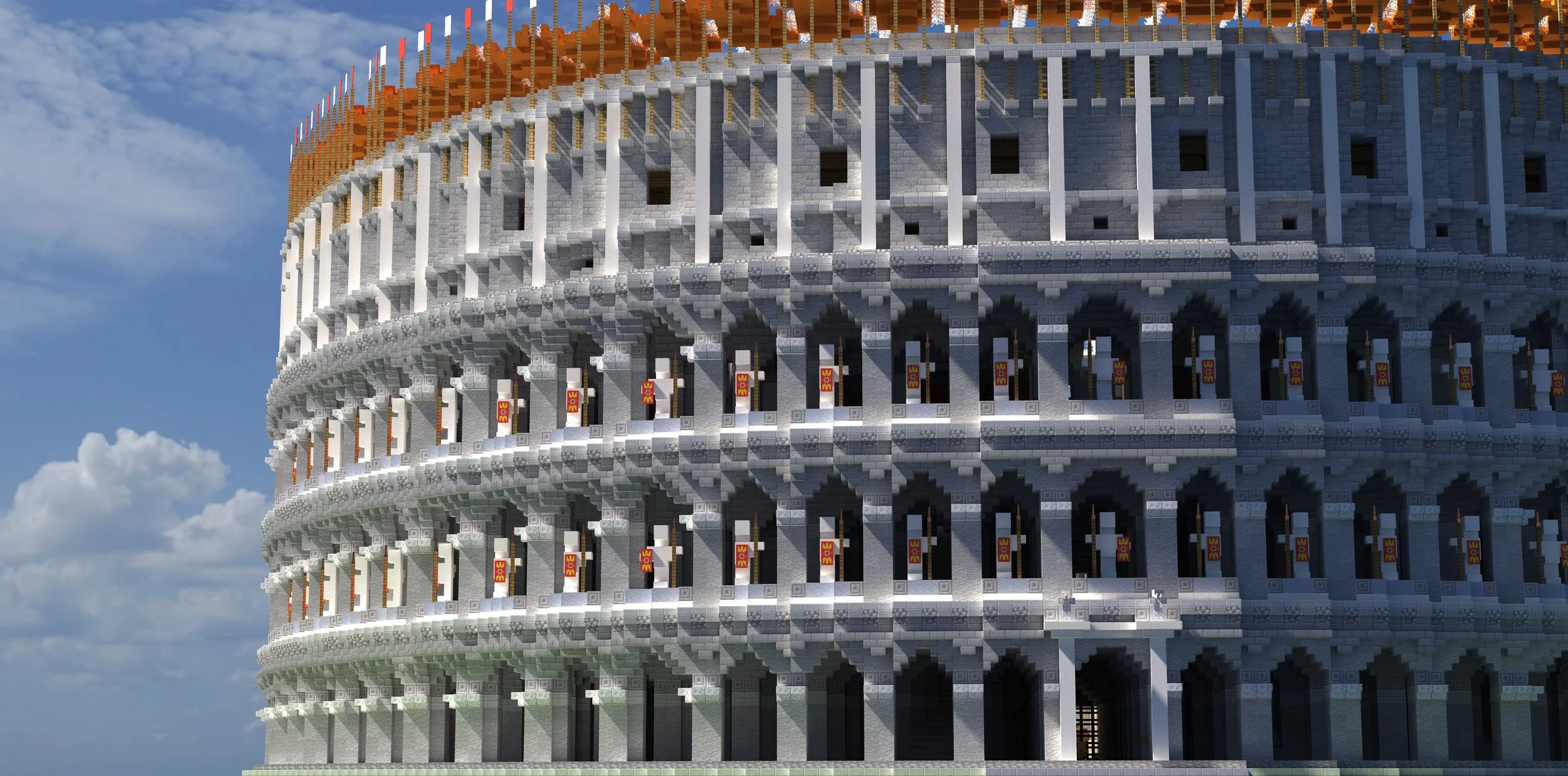 Colosseum Minecraft Blueprint Romecraft Colosseum Minecraft Map