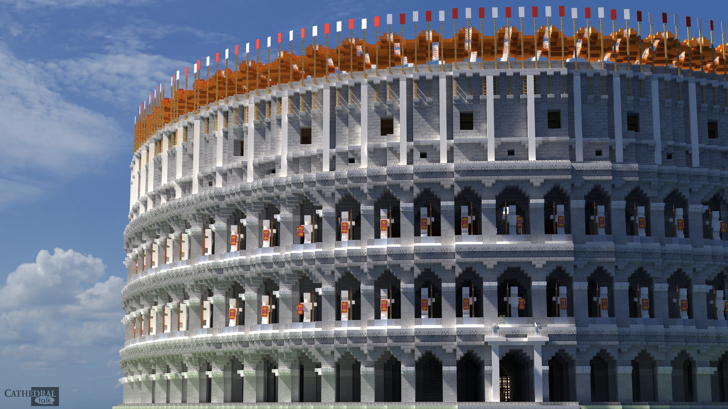 Minecraft Ancient Roman Colosseum