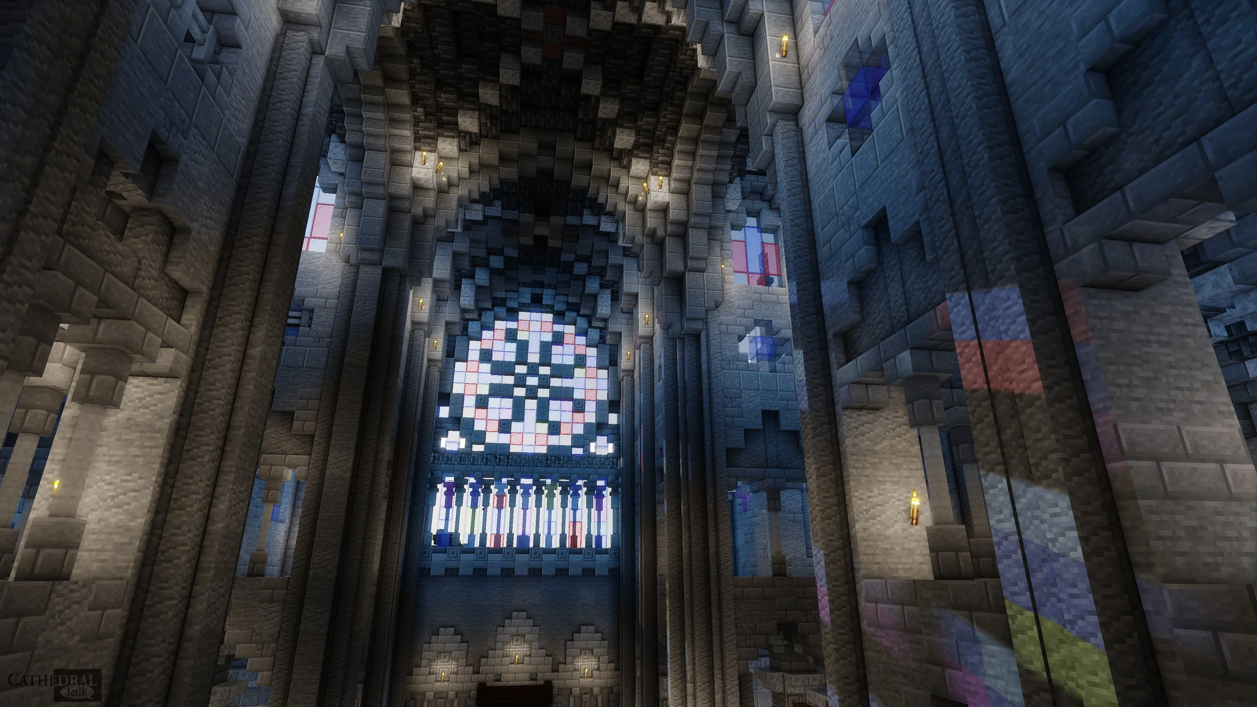 Minecraft Cathedral Interior