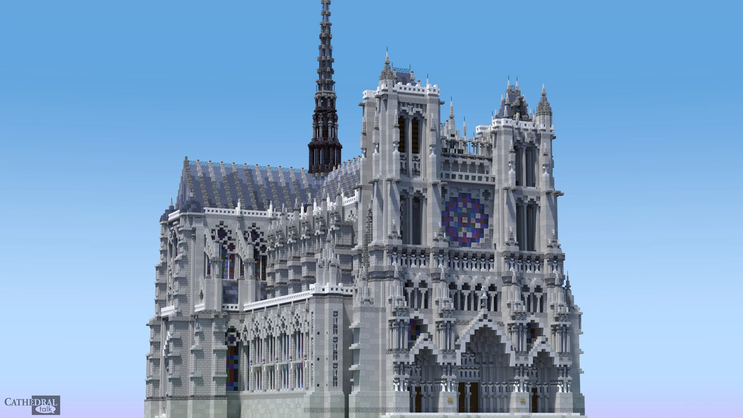 Minecraft Blueprints Cathedral