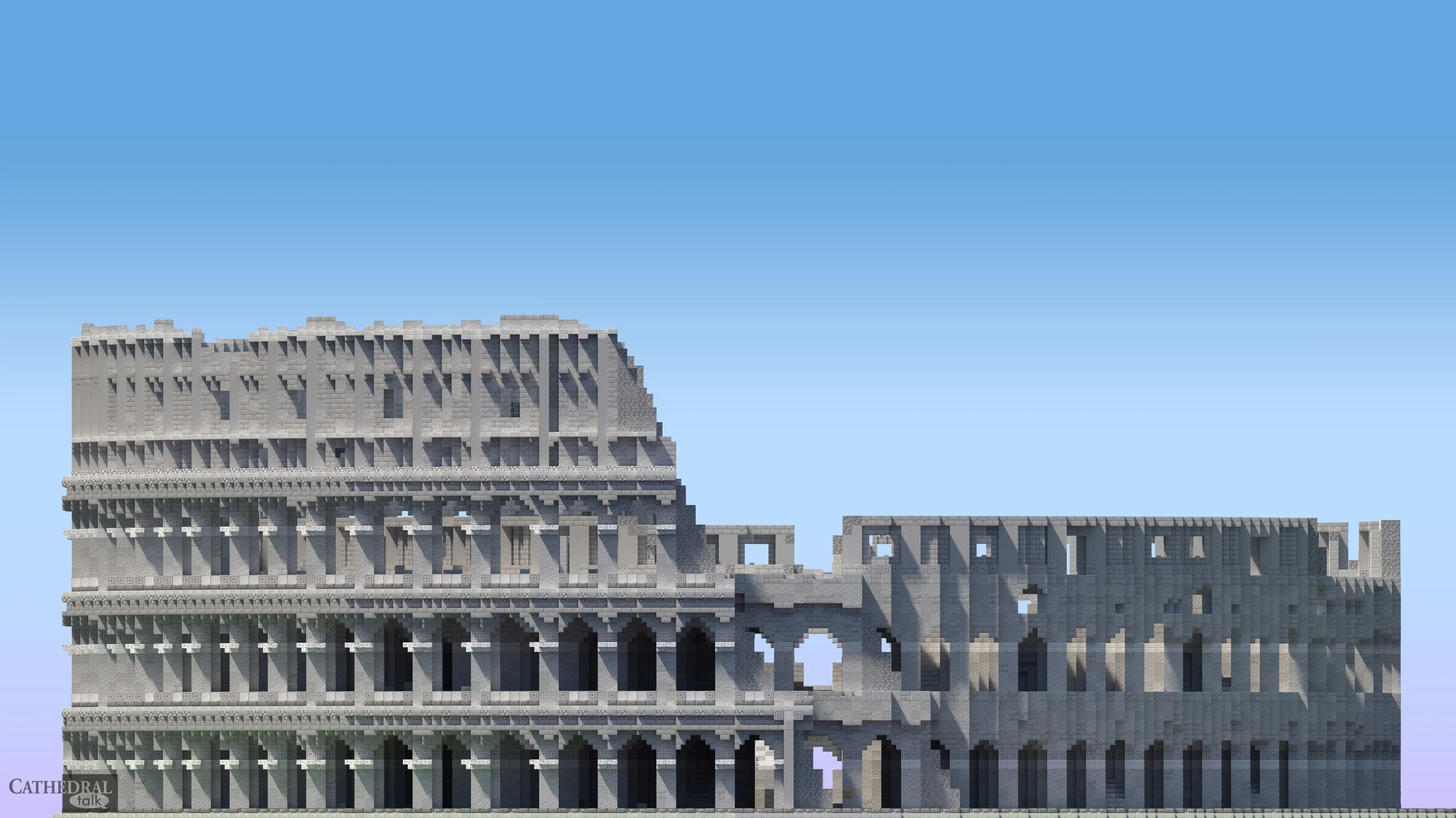 Colosseum Minecraft Blueprint