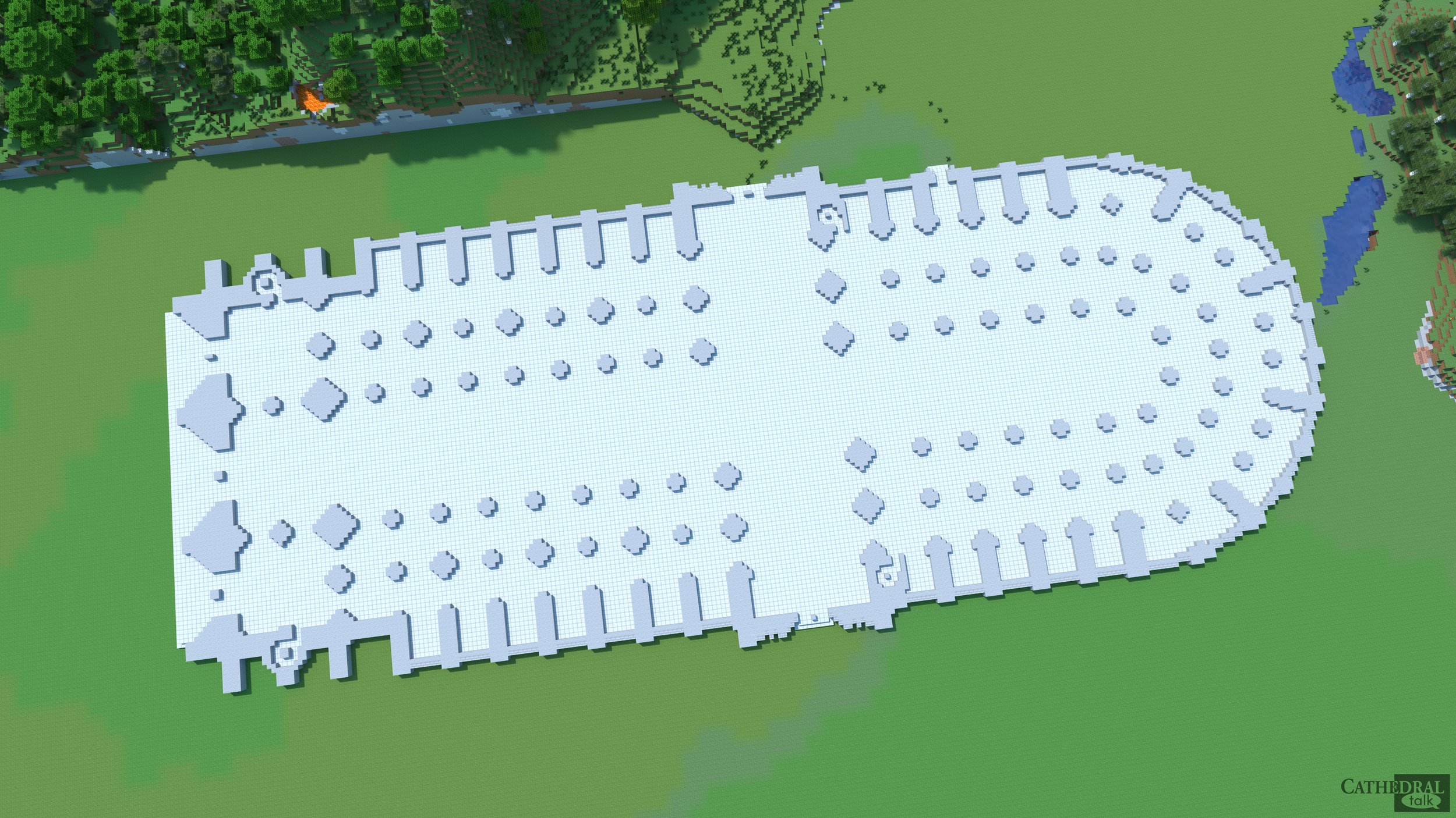 Plans De La Cathédrale Minecraft