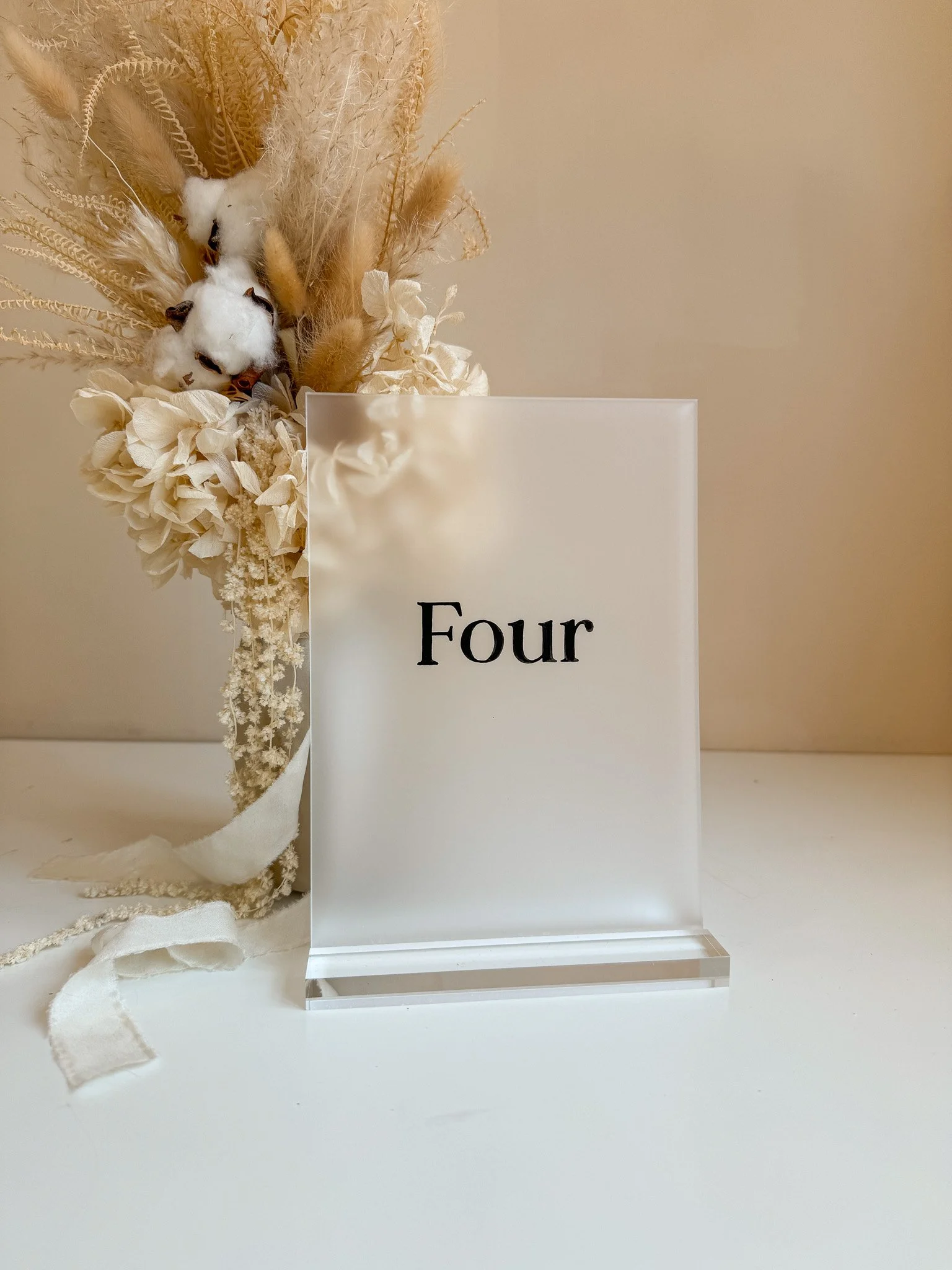 Hand Painted Wedding Table Numbers — Bewilderly