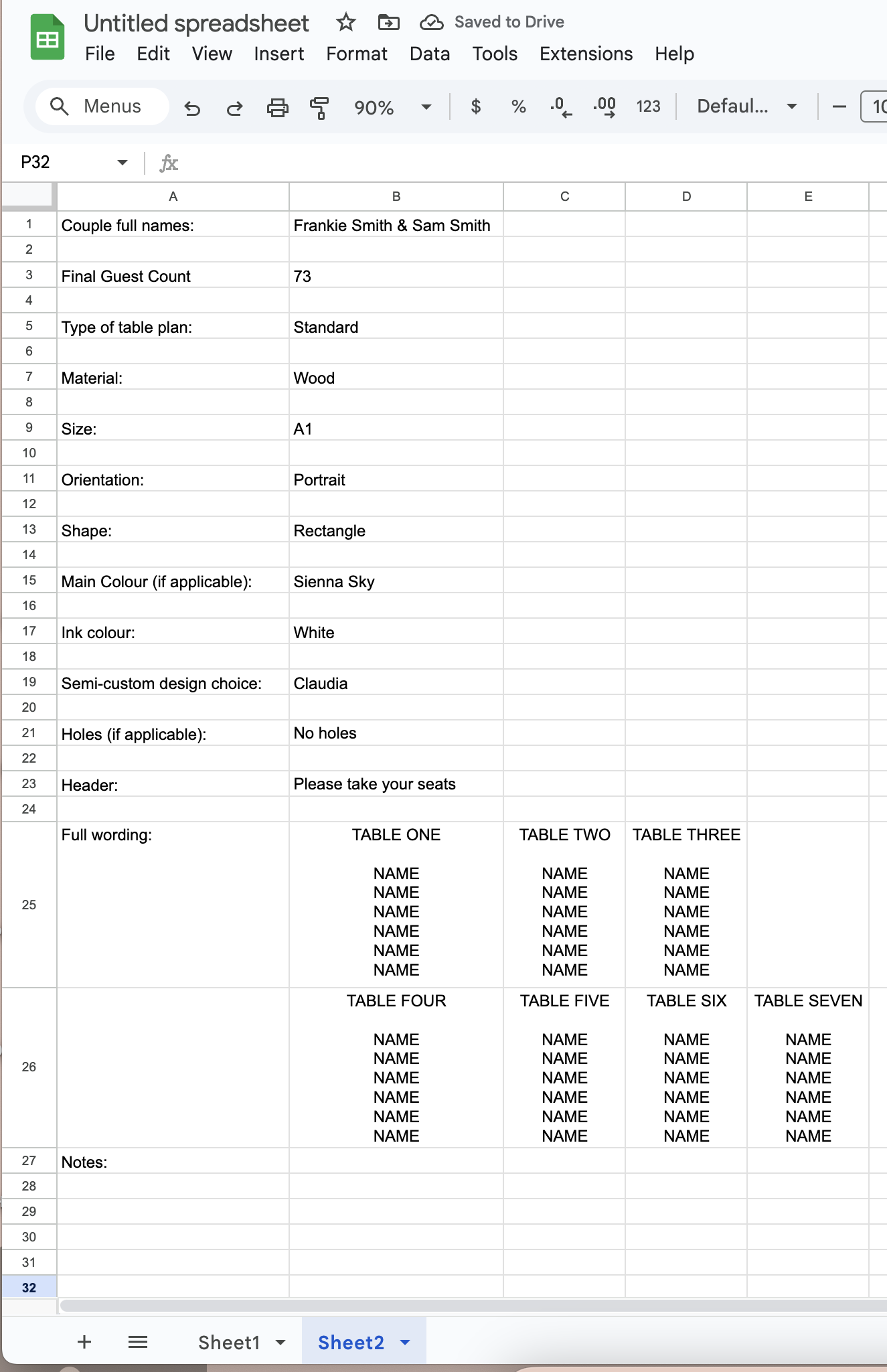 Wedding signage wording guide — Bewilderly