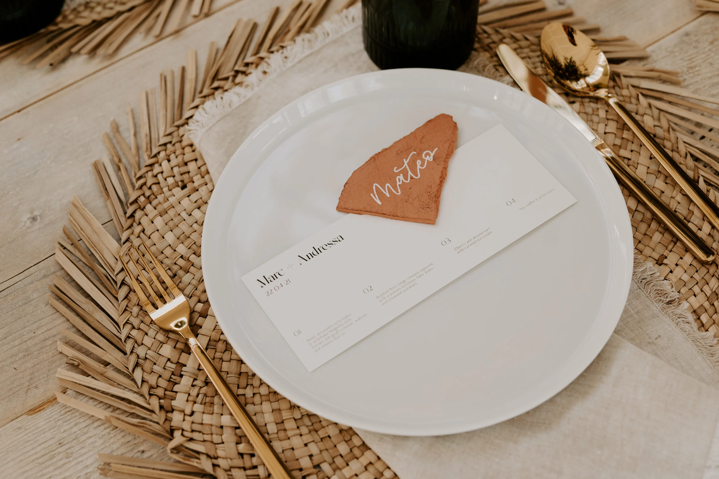 Handwritten, beautiful place cards | Bewilderly — Bewilderly