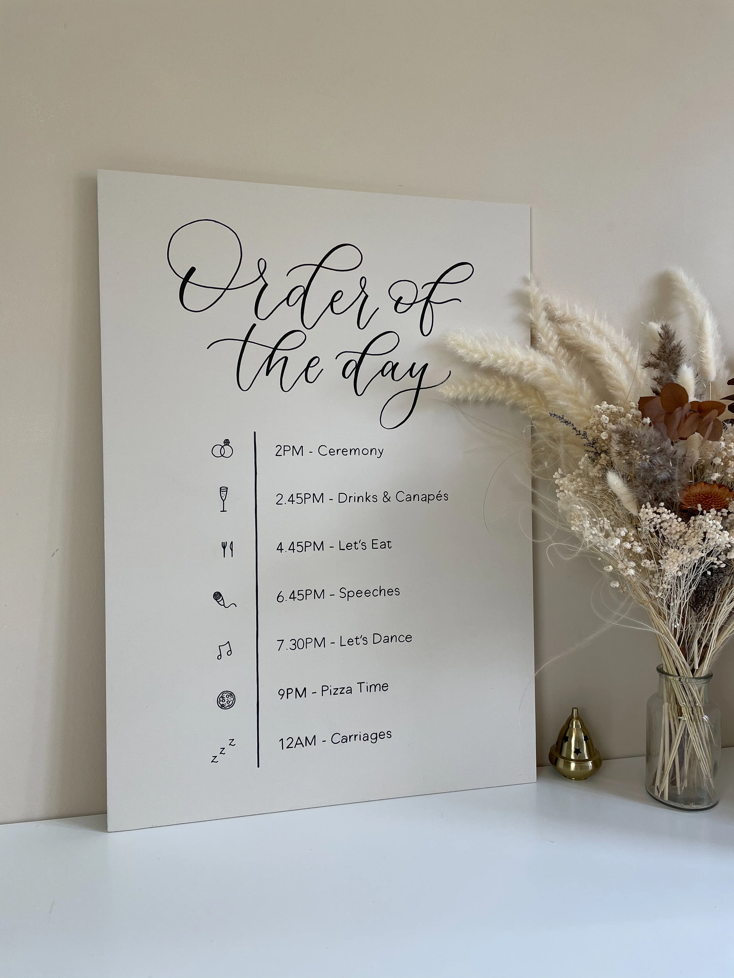 Hand painted Order of the Day Signs | Bewilderly — Bewilderly