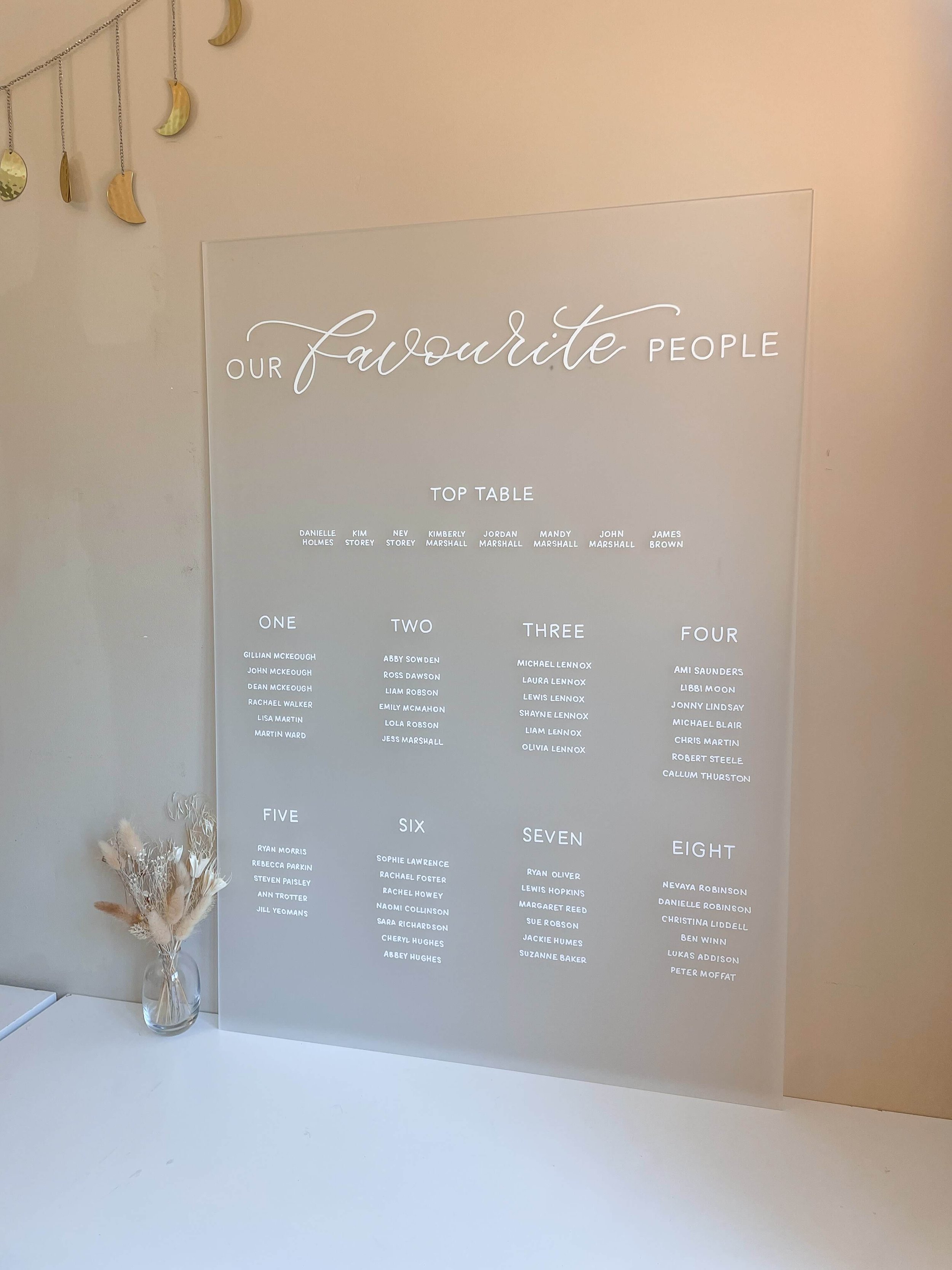 Hand-painted Table Plans for Stylish Weddings | Bewilderly — Bewilderly