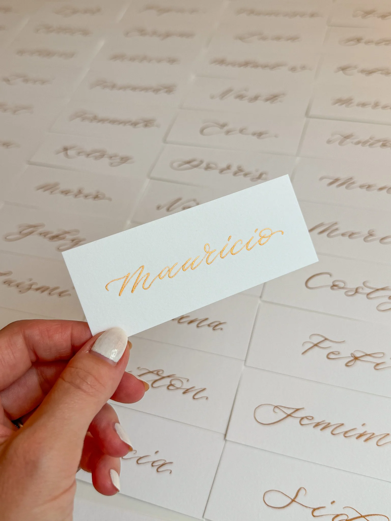 Handwritten, beautiful place cards | Bewilderly — Bewilderly