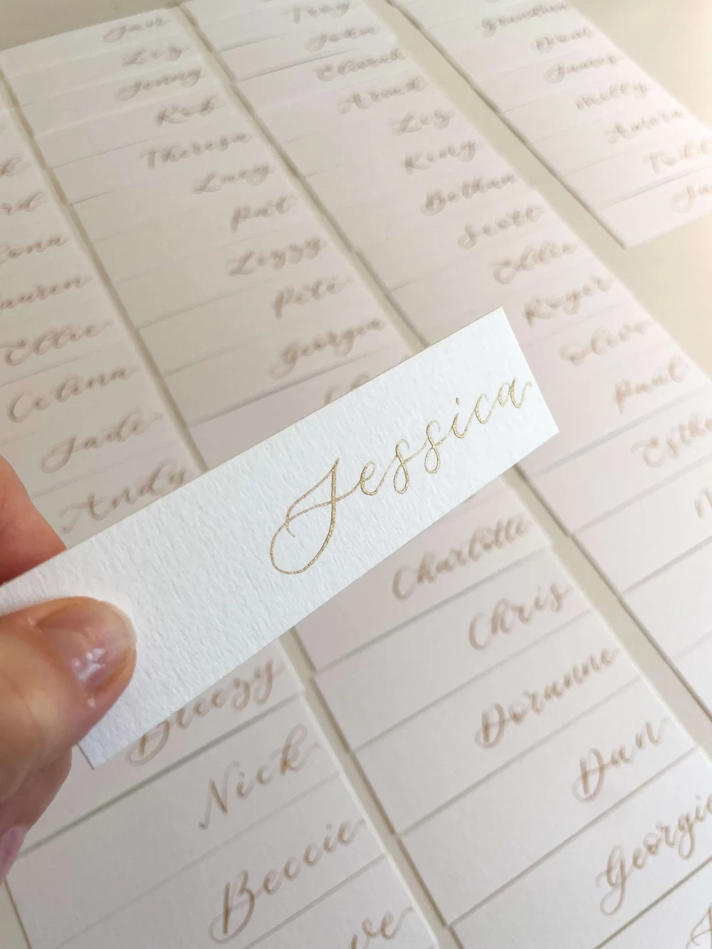 Handwritten, beautiful place cards | Bewilderly — Bewilderly