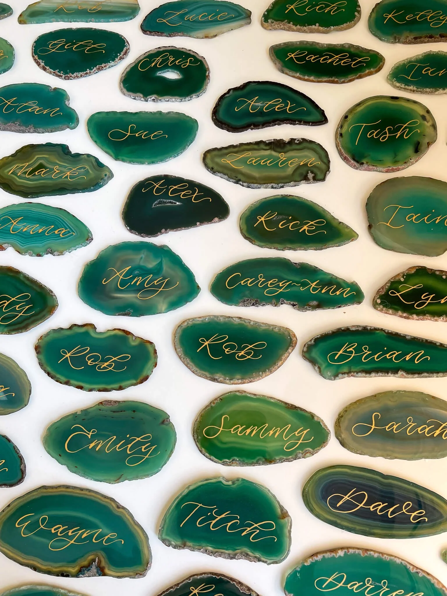 Handwritten, beautiful place cards | Bewilderly — Bewilderly