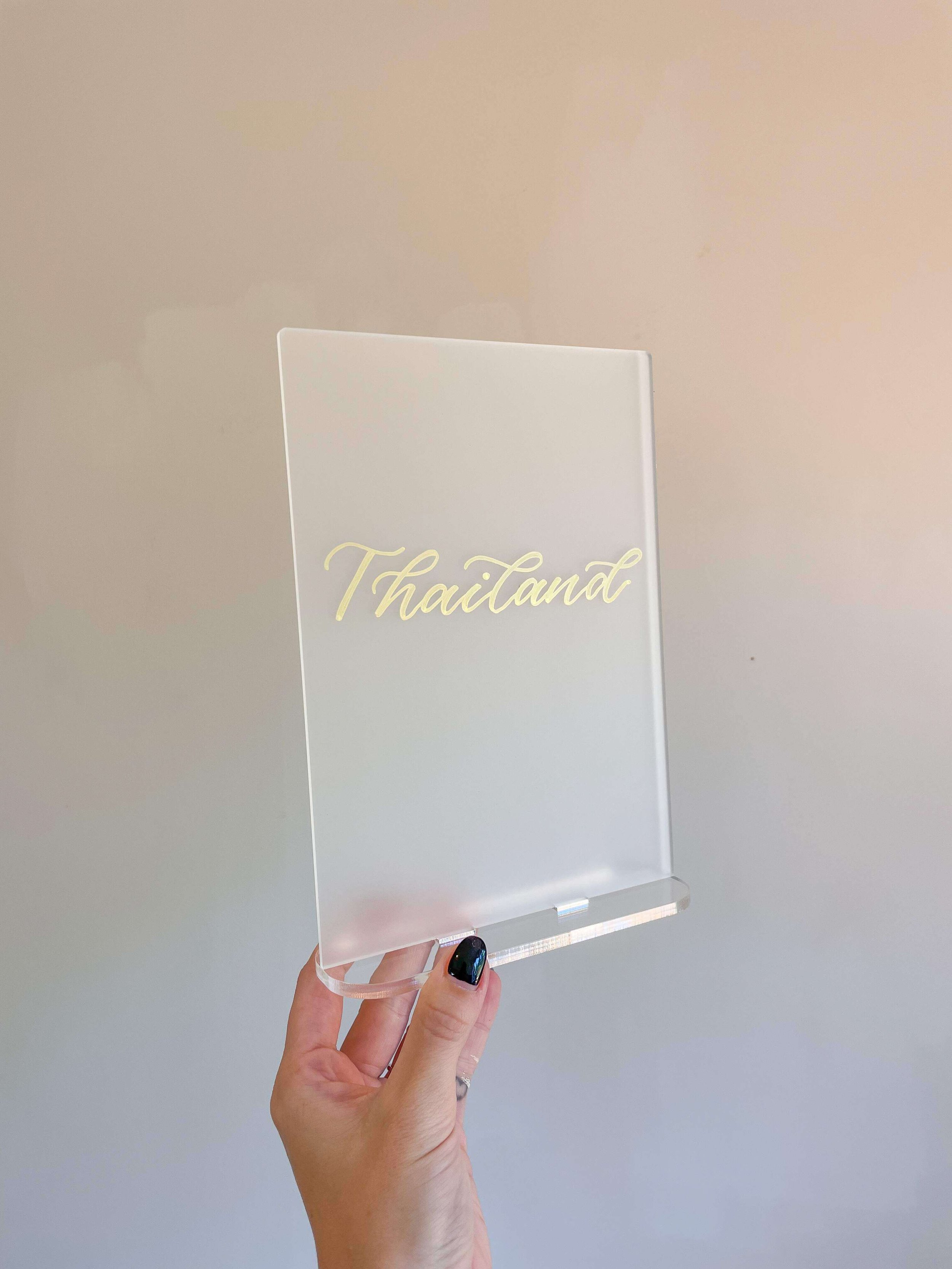 Hand Painted Wedding Table Numbers — Bewilderly