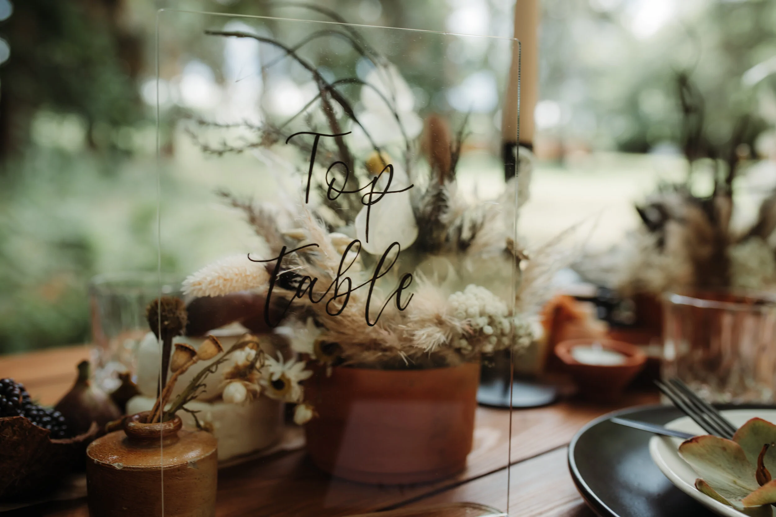 Hand Painted Wedding Table Numbers — Bewilderly