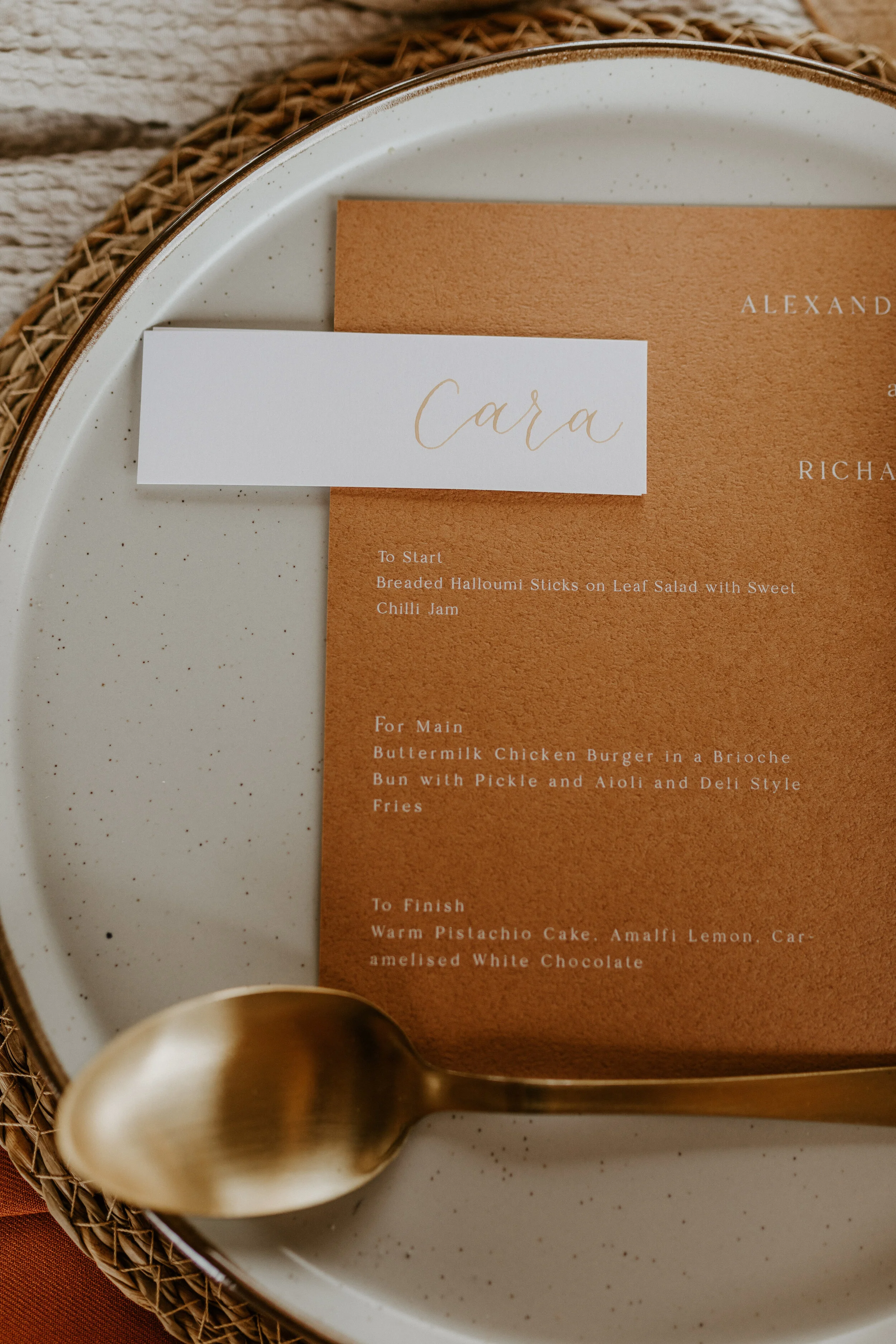 Handwritten, beautiful place cards | Bewilderly — Bewilderly