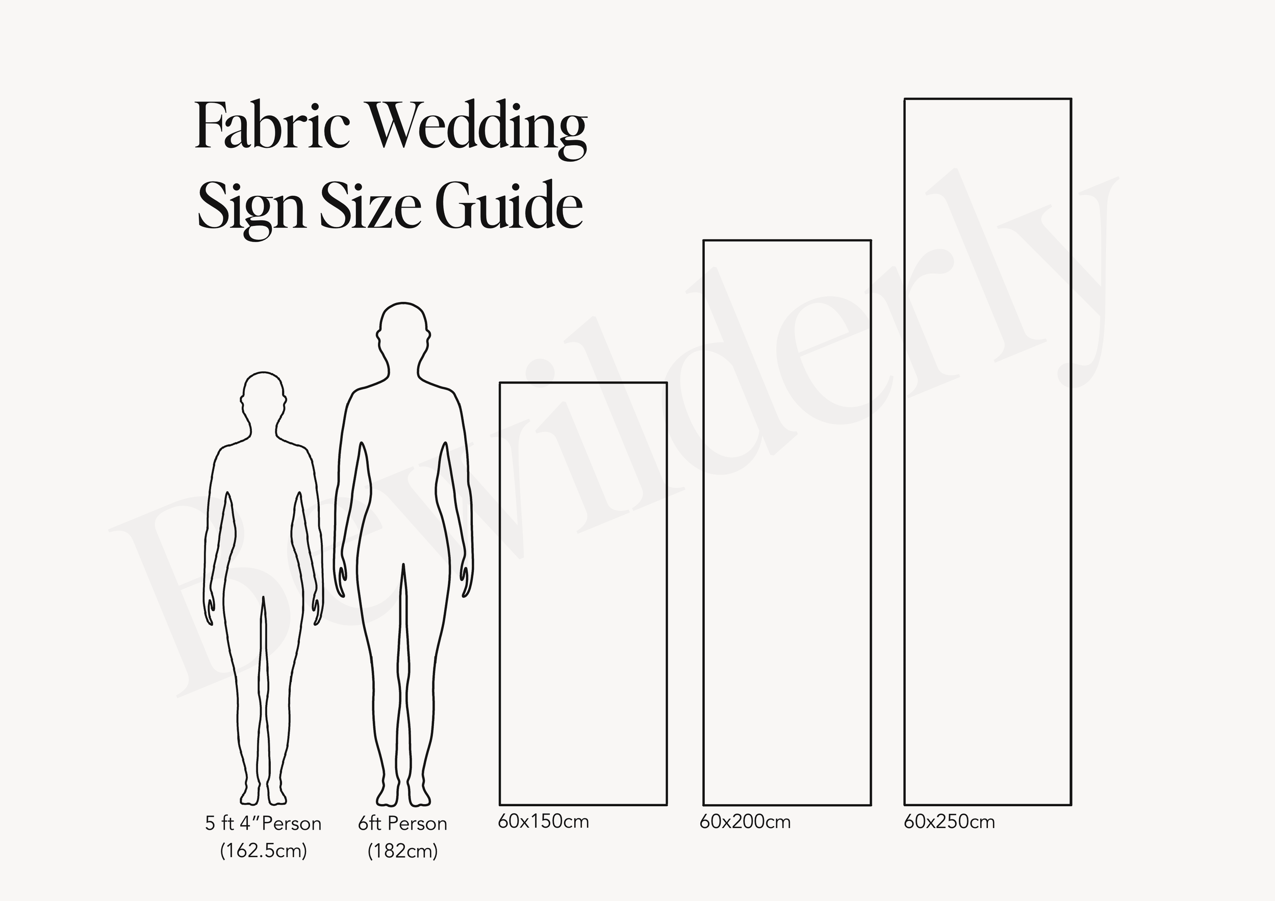 Price List | Fabric Wedding Signs — Bewilderly
