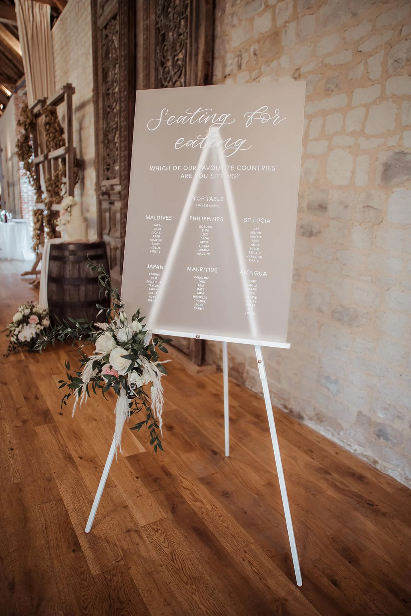 Hand-painted Table Plans for Stylish Weddings | Bewilderly — Bewilderly