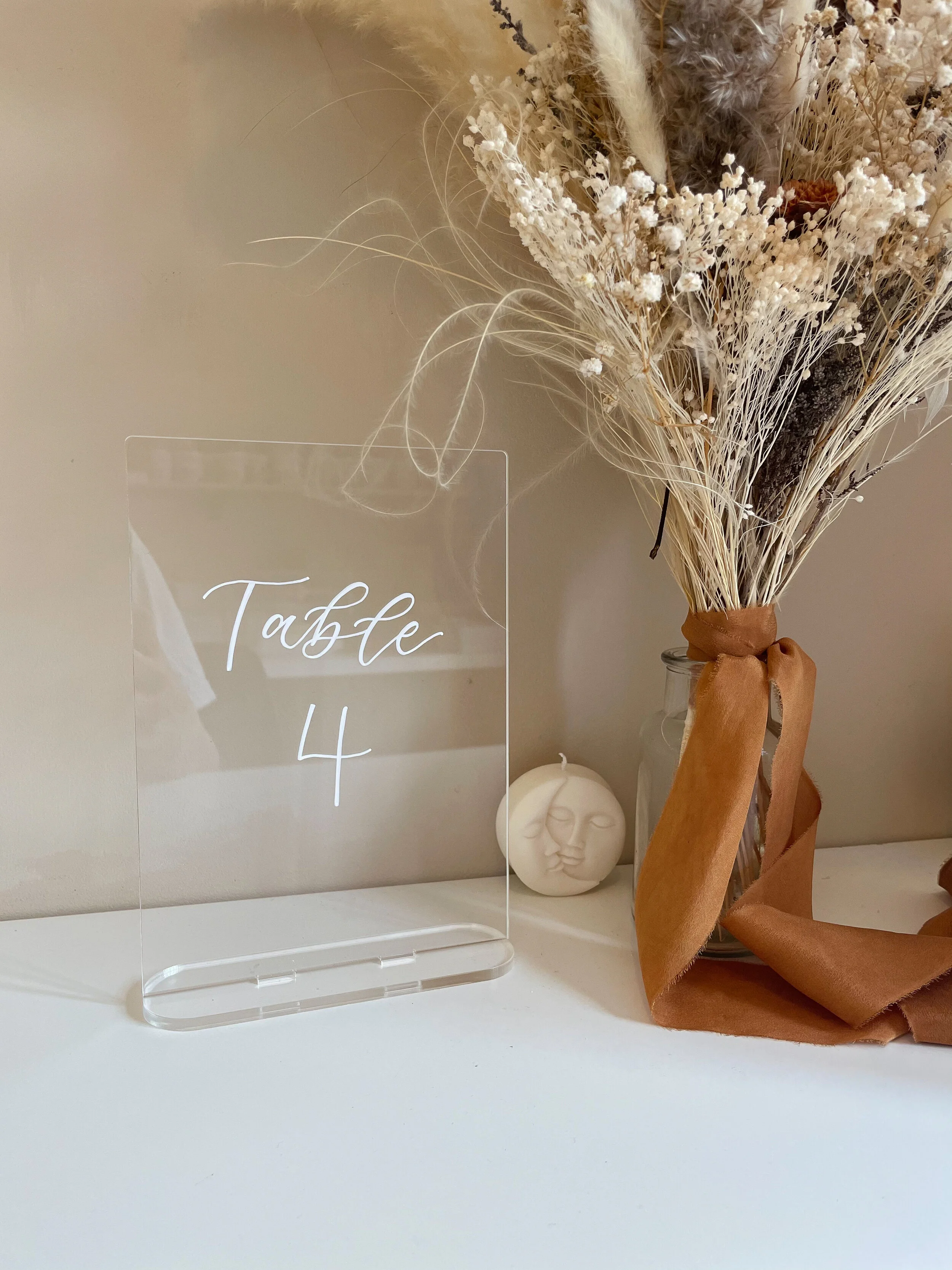 Hand Painted Wedding Table Numbers — Bewilderly