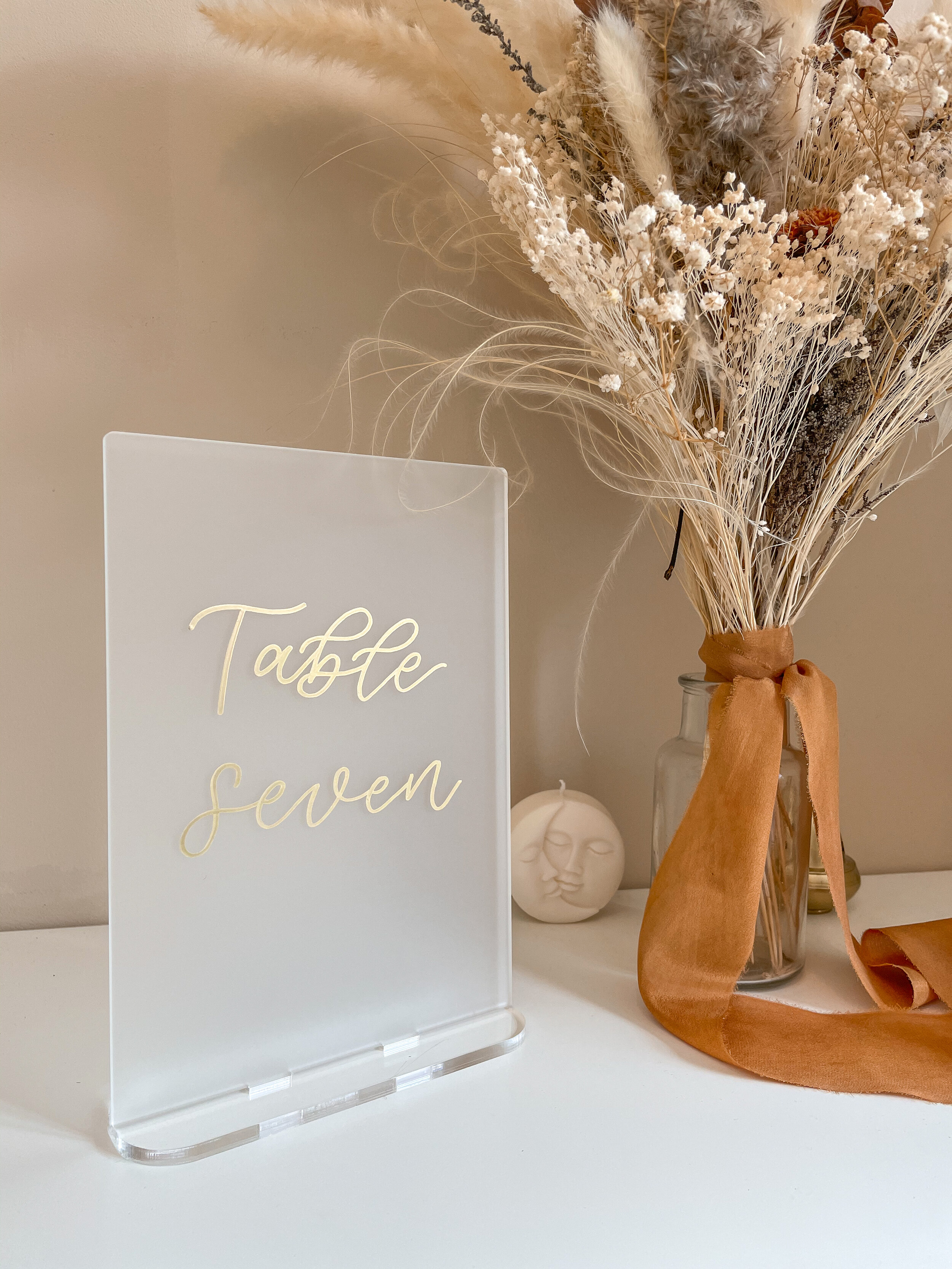 Hand Painted Wedding Table Numbers — Bewilderly