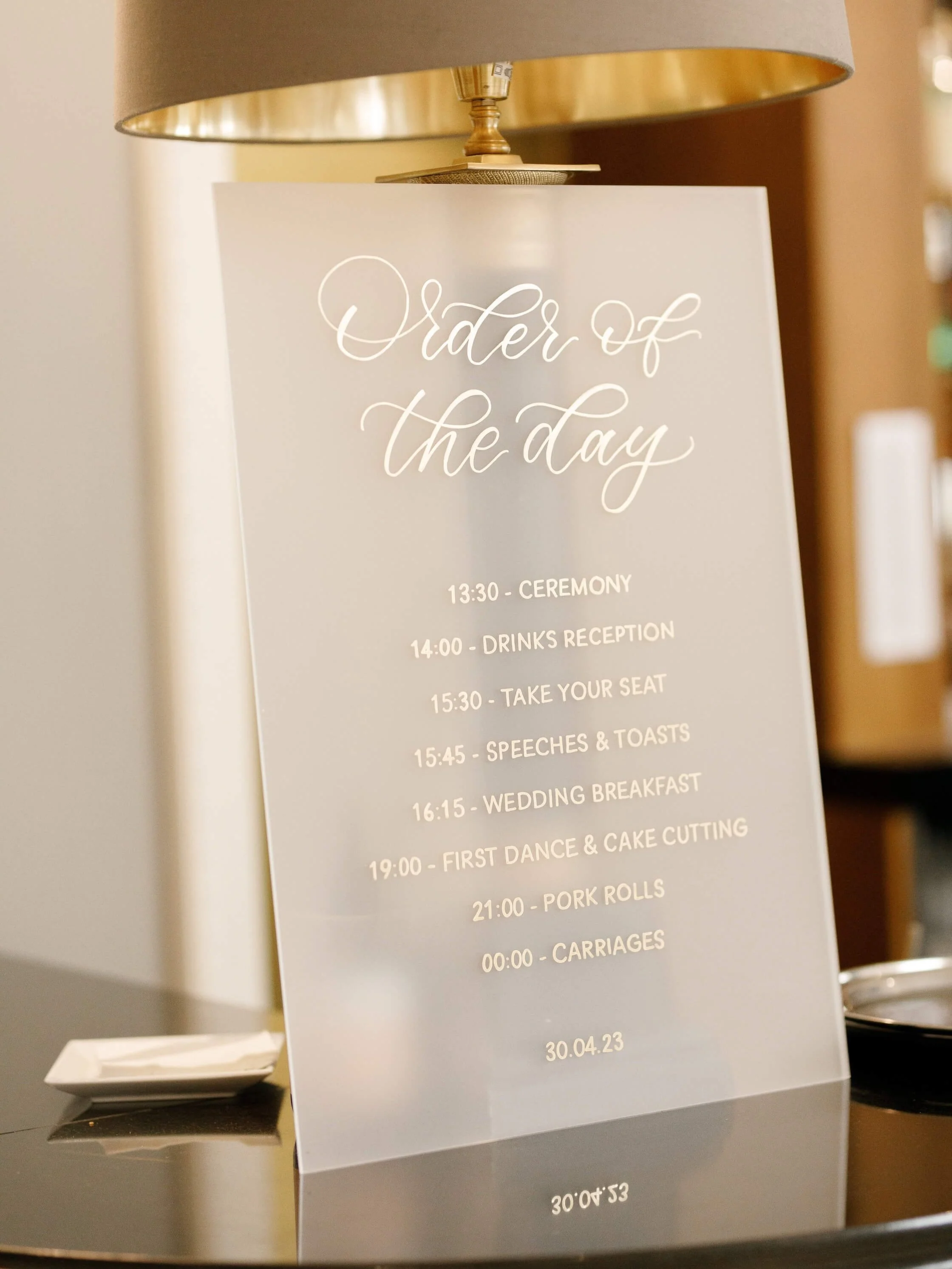Hand painted Order of the Day Signs | Bewilderly — Bewilderly