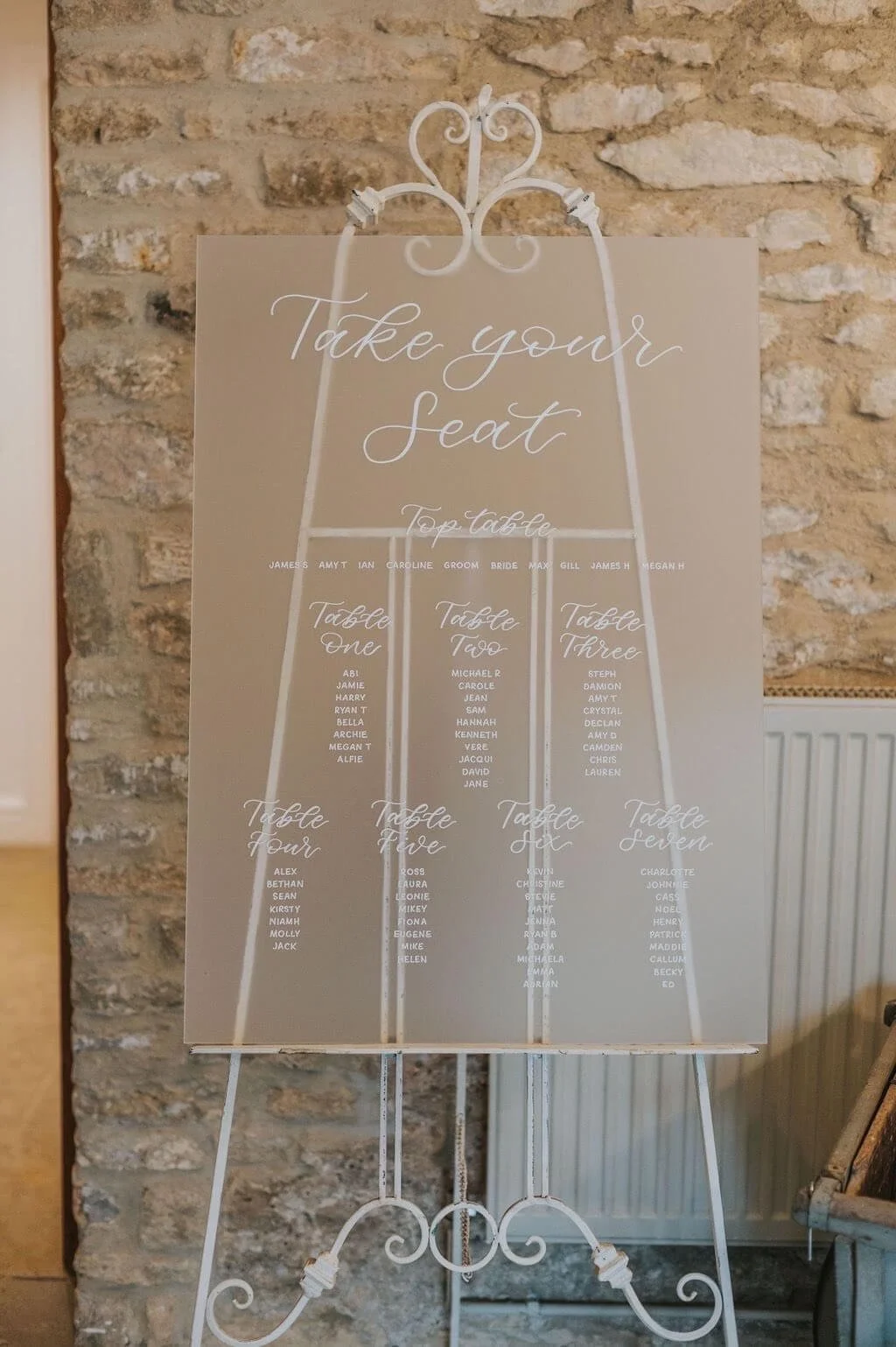 Hand-painted Table Plans for Stylish Weddings | Bewilderly — Bewilderly