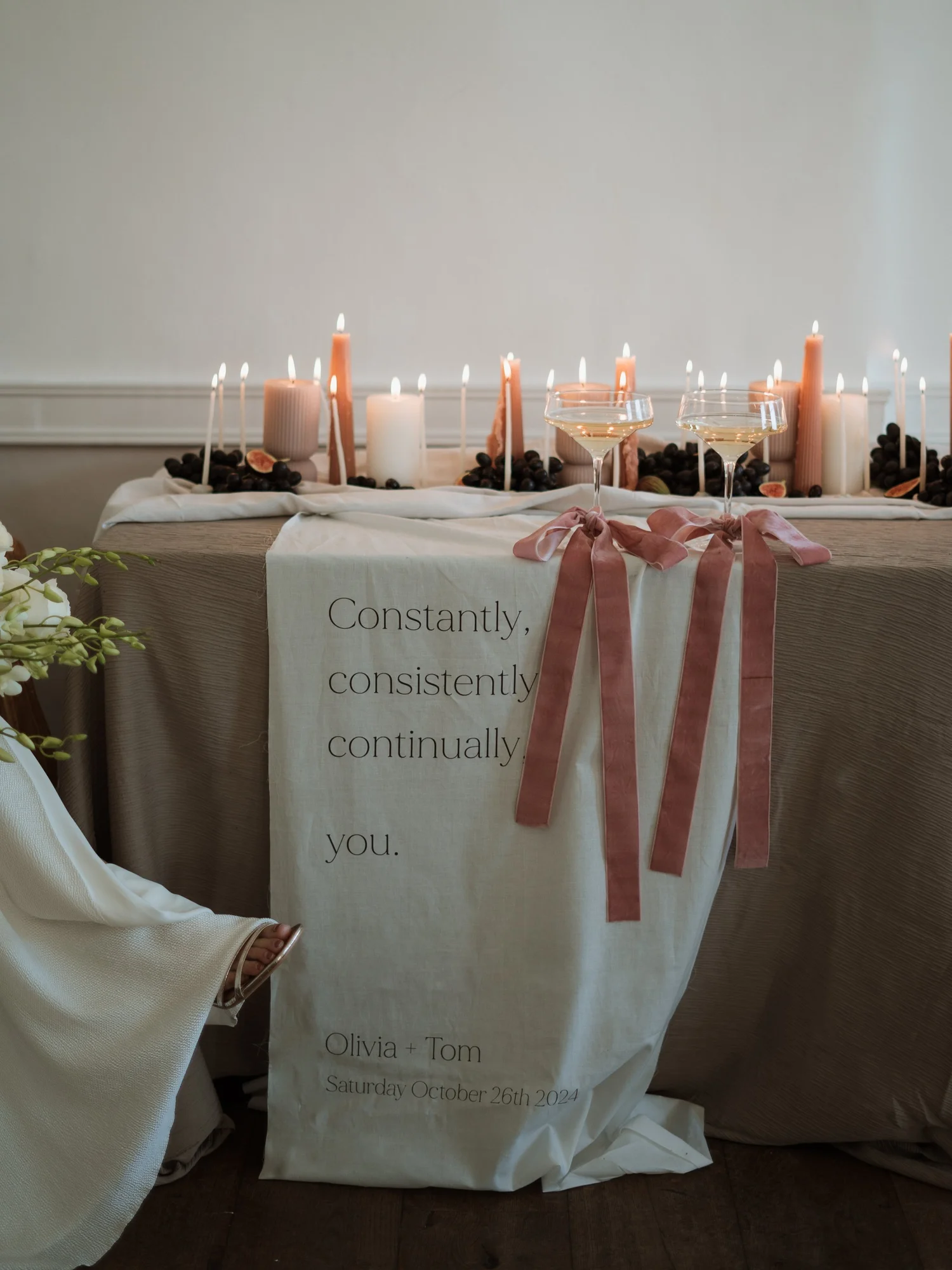 Hand painted welcome signs for stylish couples | Bewilderly — Bewilderly