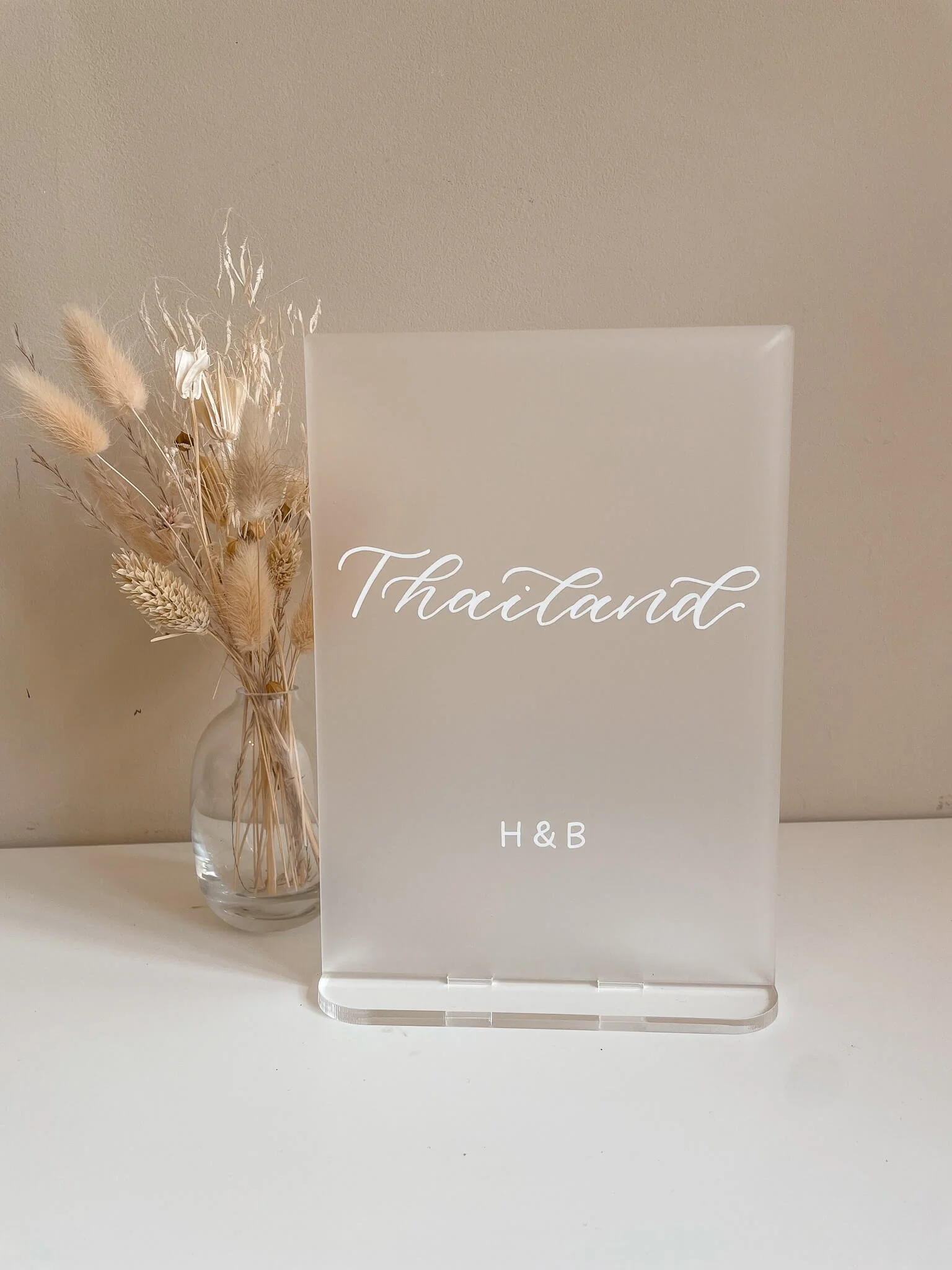 Hand Painted Wedding Table Numbers — Bewilderly