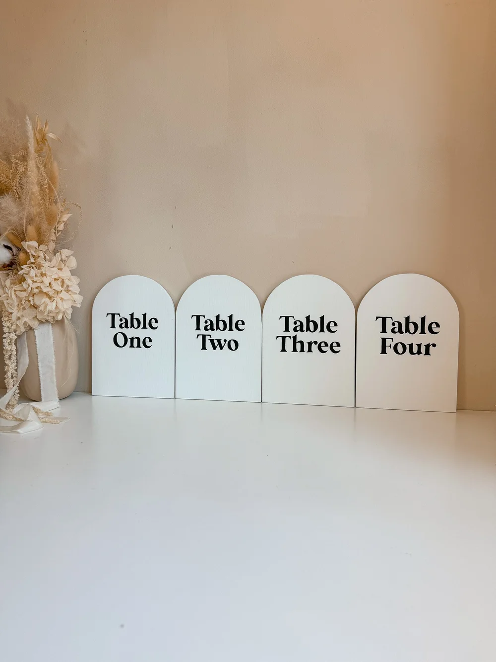 Hand Painted Wedding Table Numbers — Bewilderly