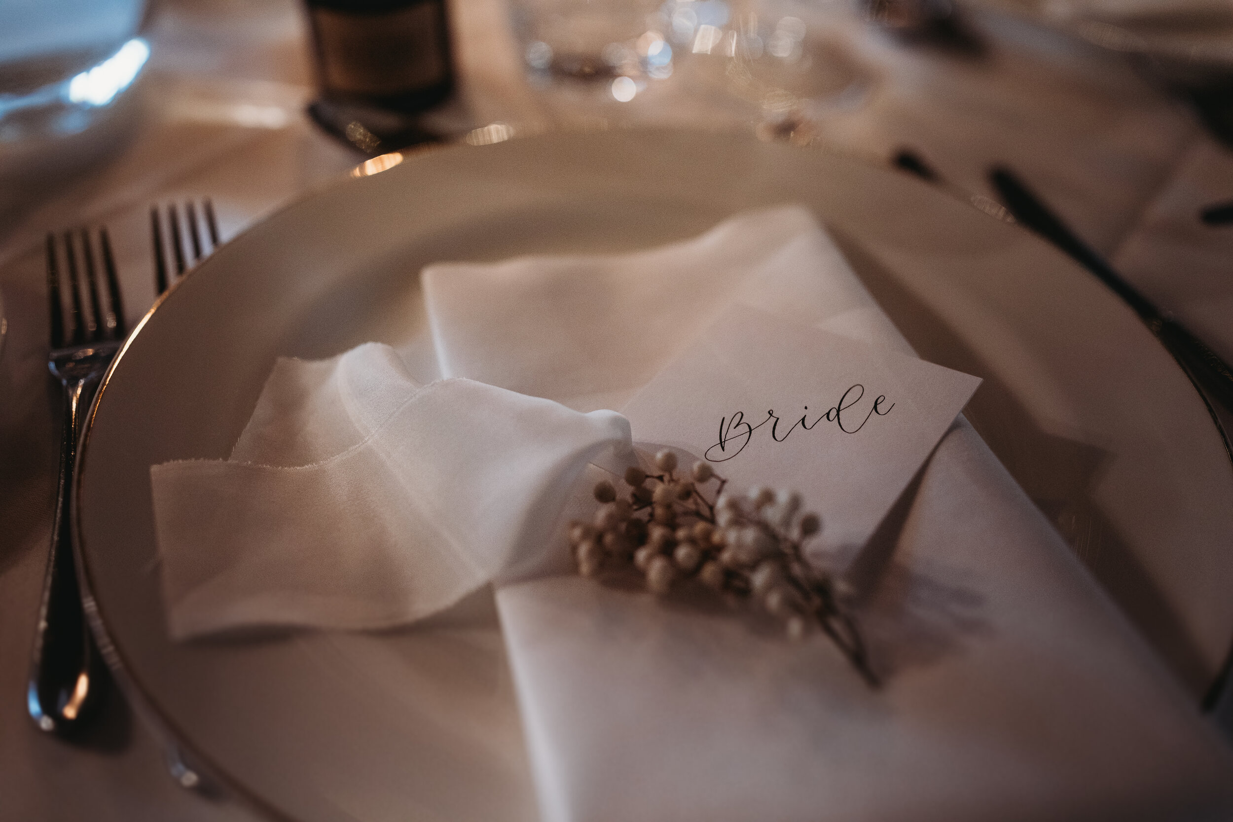 Handwritten, beautiful place cards | Bewilderly — Bewilderly