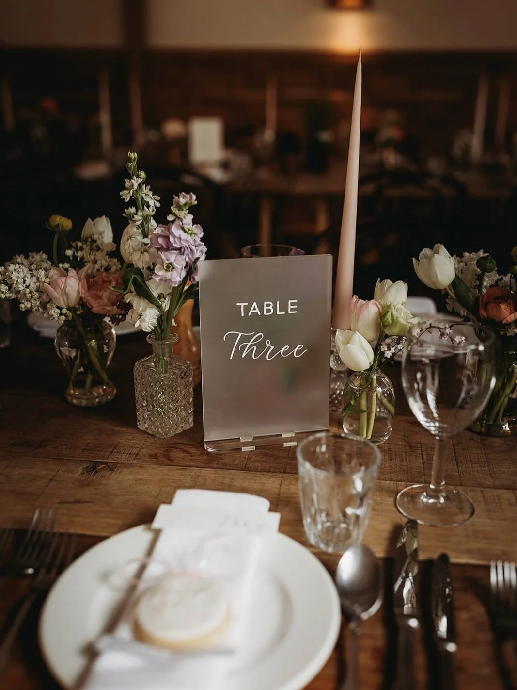 Hand Painted Wedding Table Numbers — Bewilderly