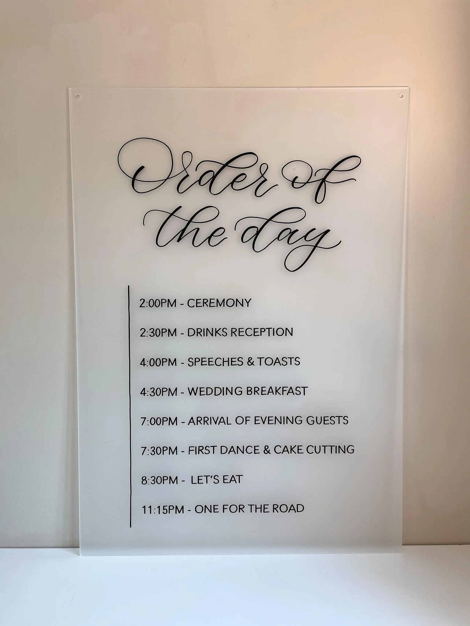 Hand painted Order of the Day Signs | Bewilderly — Bewilderly