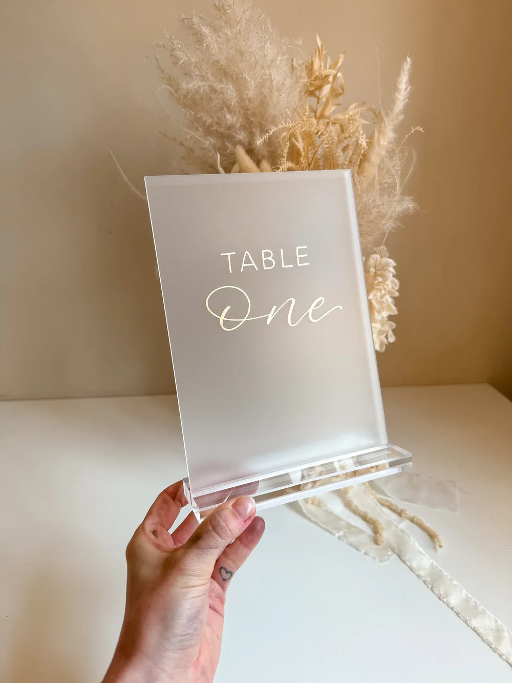 Hand Painted Wedding Table Numbers — Bewilderly