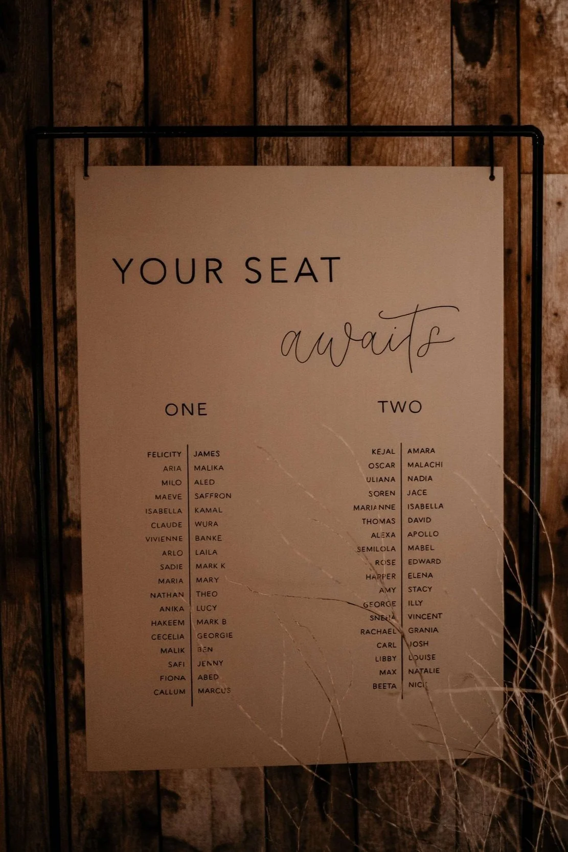 Hand-painted Table Plans for Stylish Weddings | Bewilderly — Bewilderly